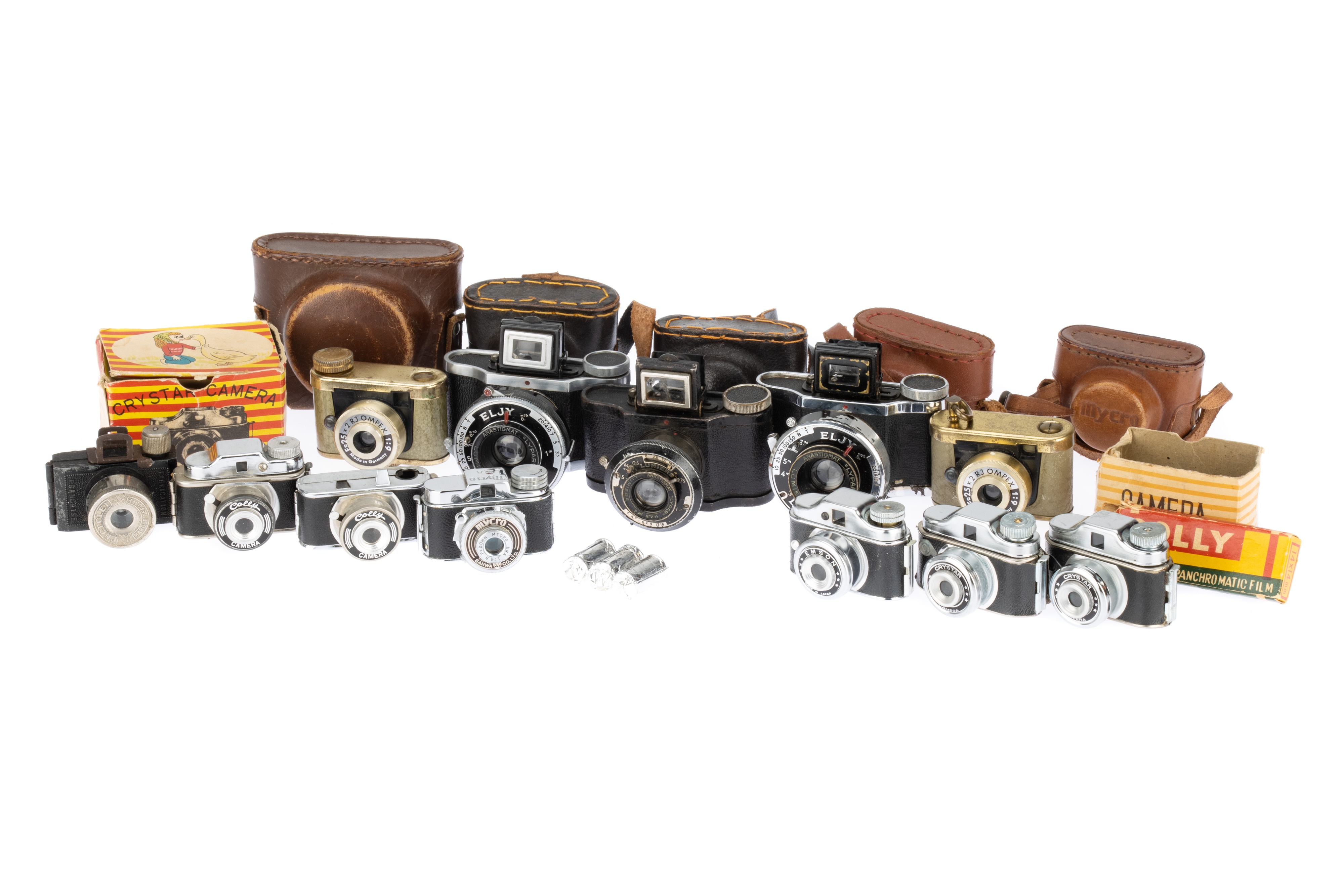 Lot 181 - A Good Selection of Sub-Miniature Cameras,
