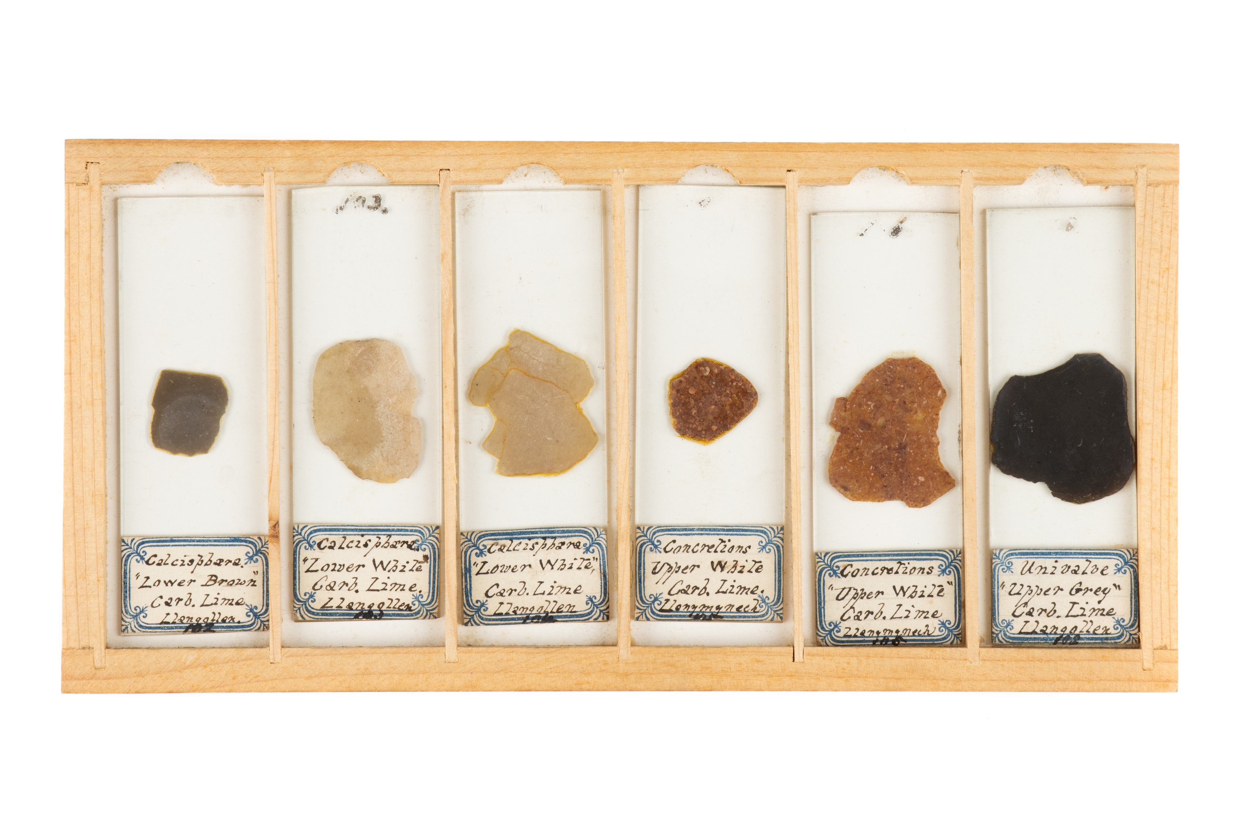 Lot 119 - A Small Cabinet of Geological Microscope