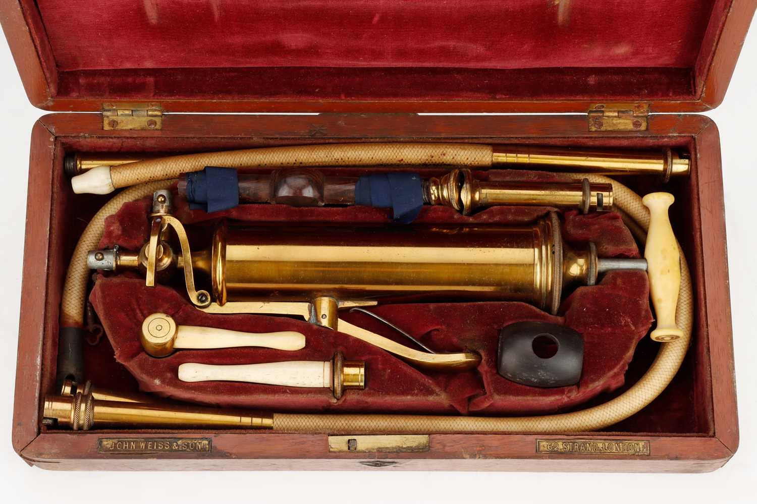 Lot 69 - Victorian Stomach Pump by Weiss, London,