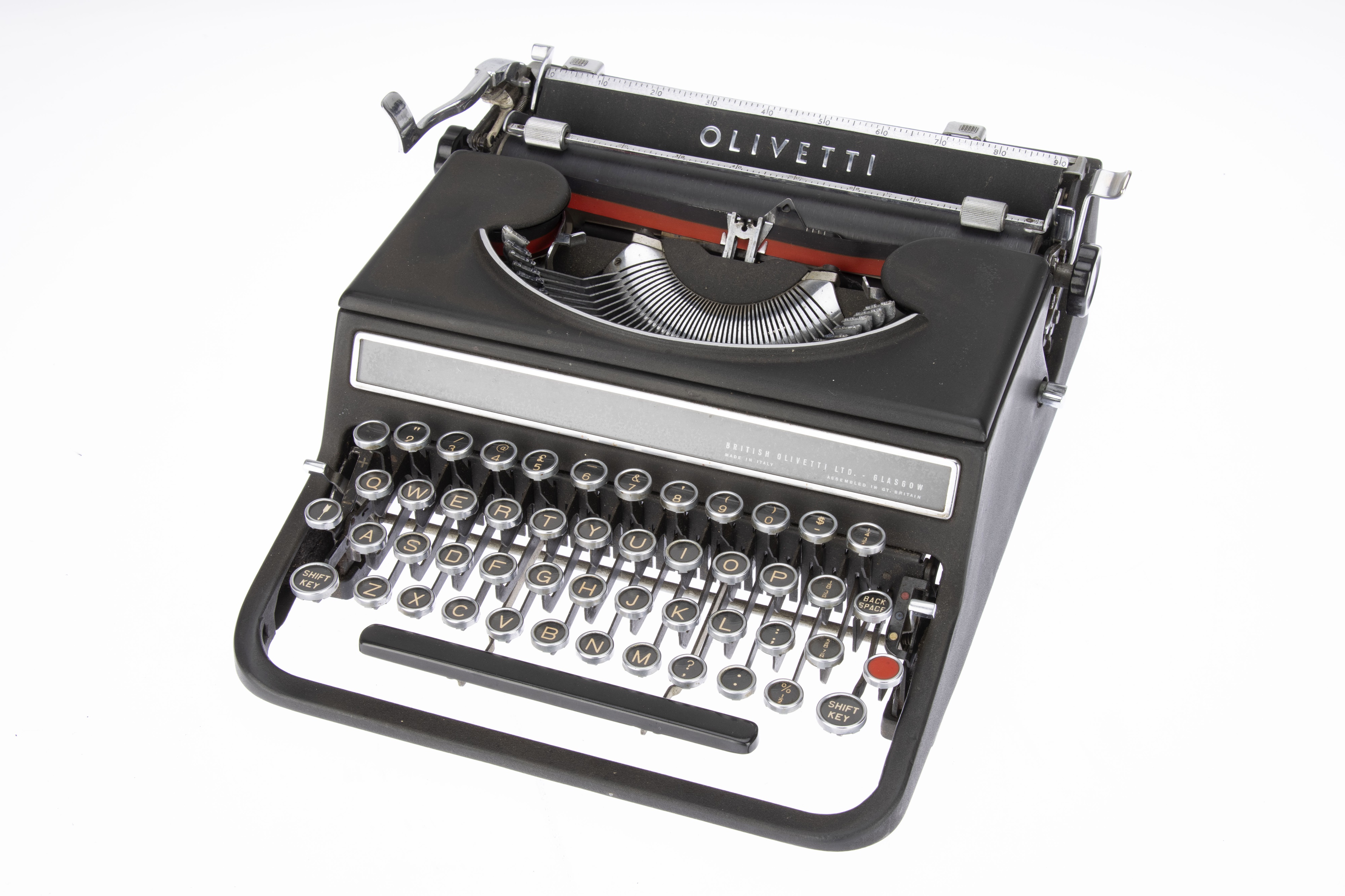 Lot 818 - A British Olivetti Ltd. Typewriter,