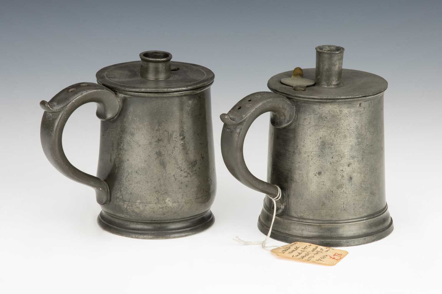 Lot 59 - 2 Pewter Mudge's Inhalers,
