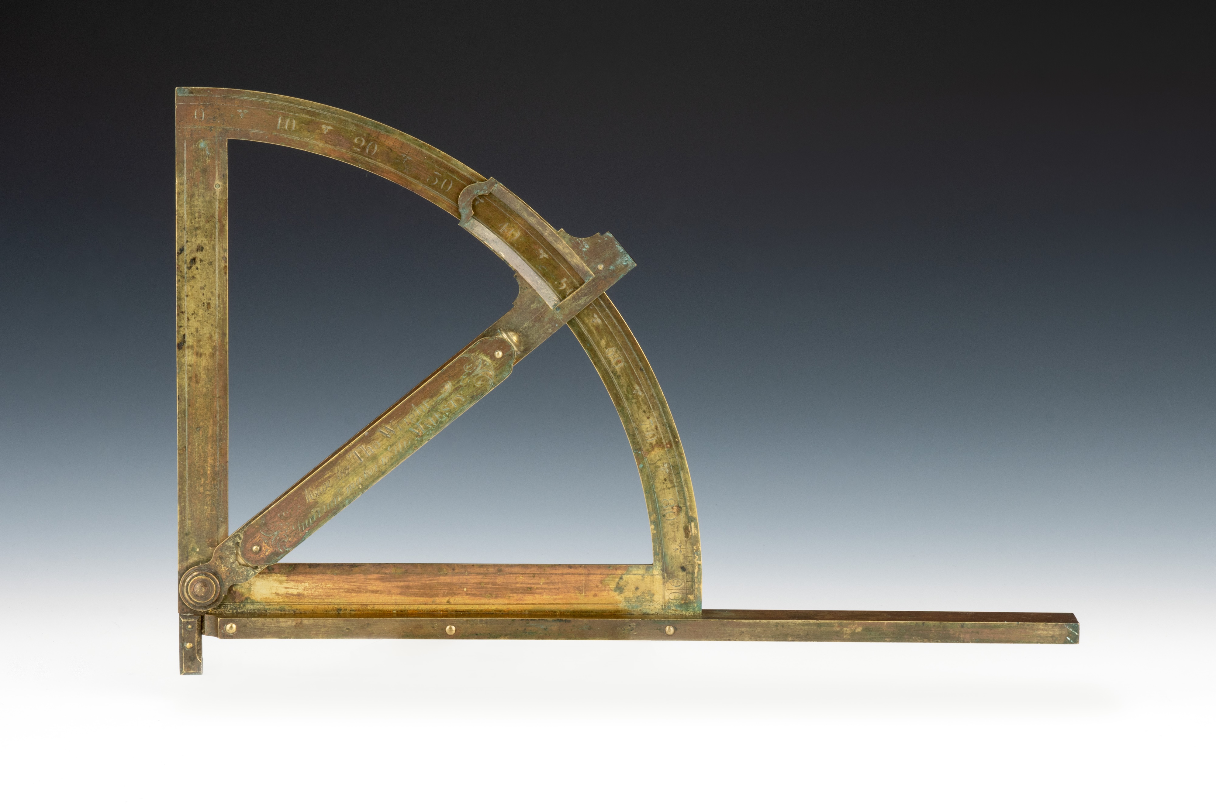 Lot 139 - A large Gunners Quadrant by Thomas Wright,