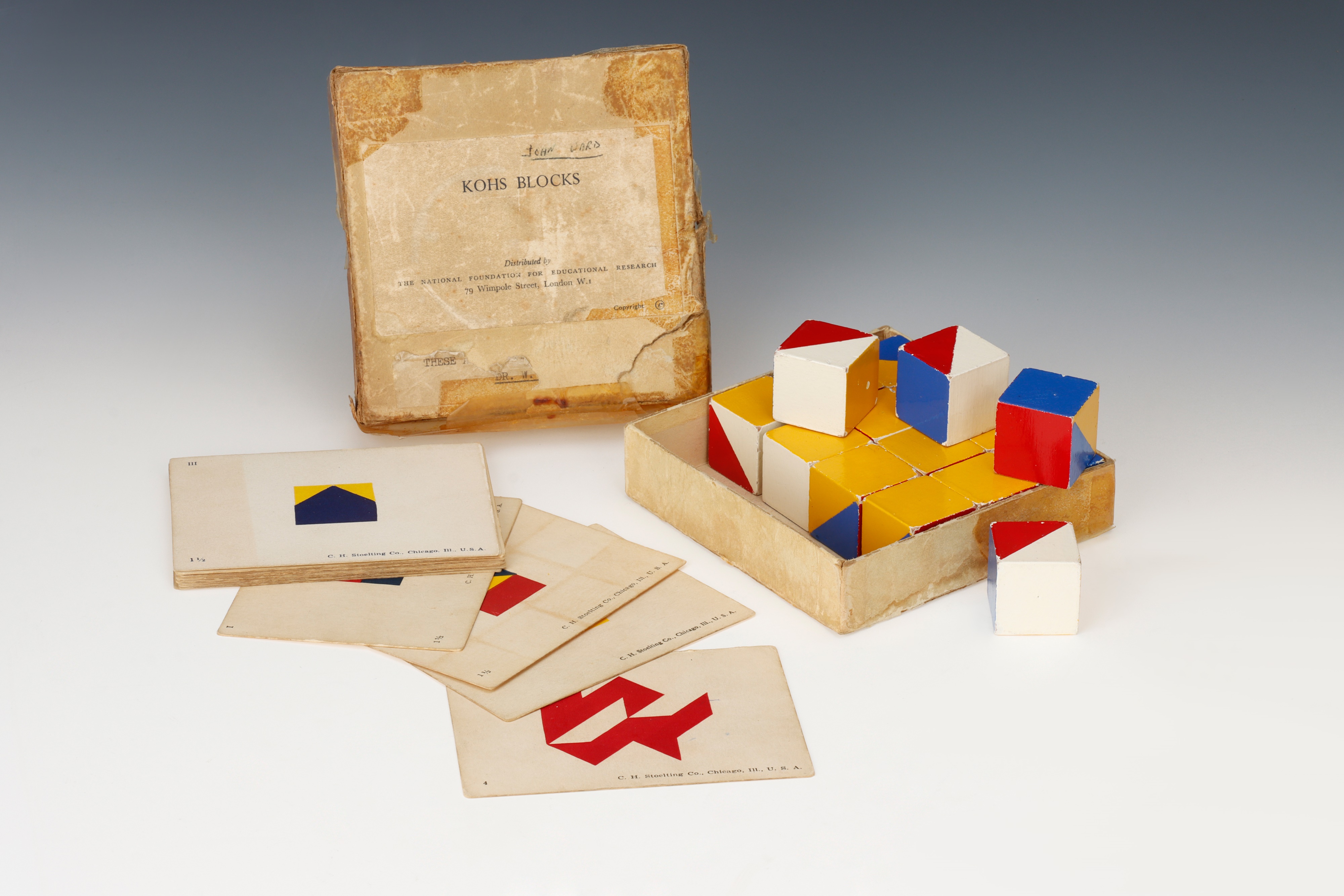 Lot 87 - An Early Set of Kohs Blocks - Early IO Test,