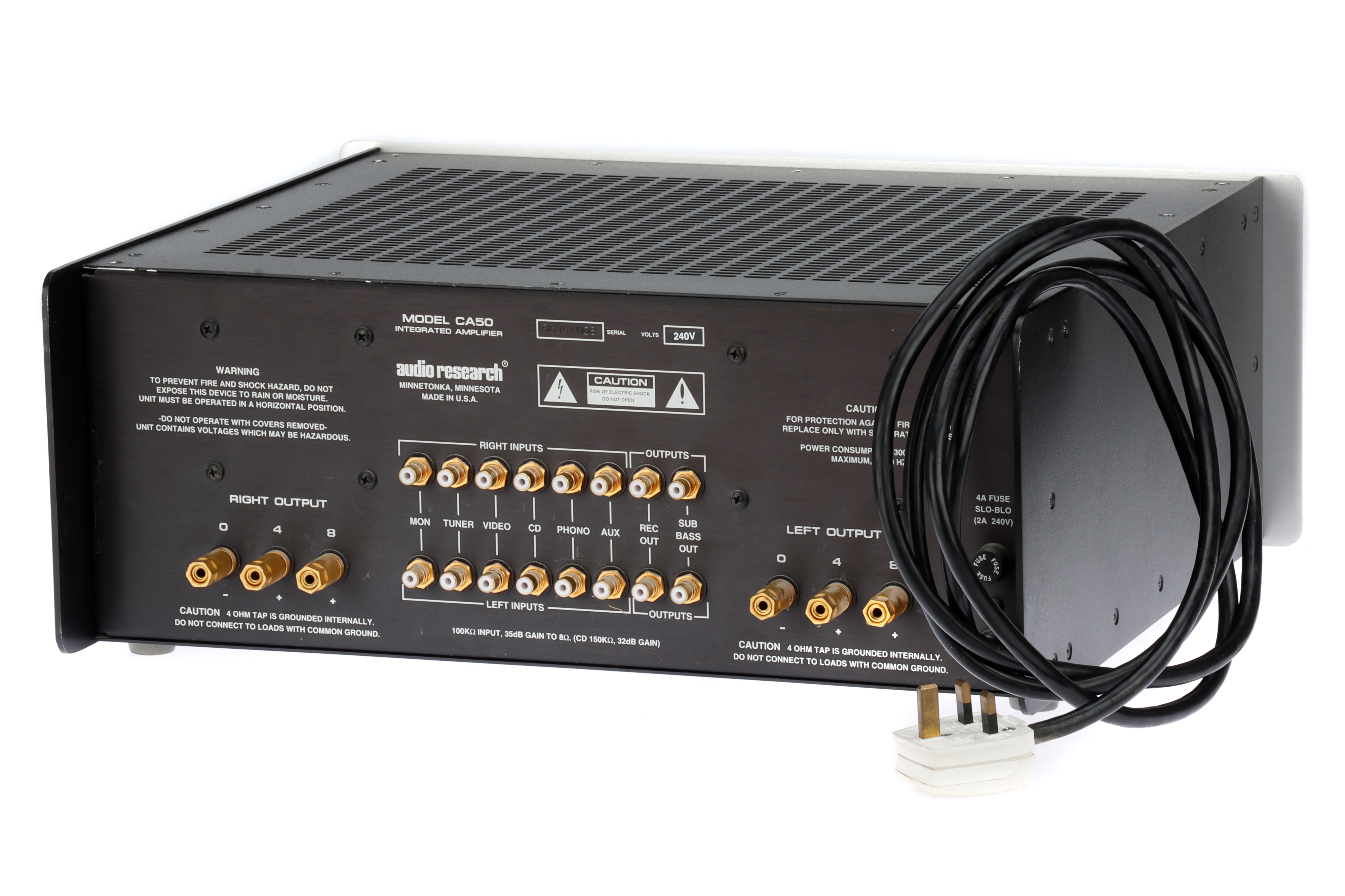 Lot 5 - An Audio Research Model CA50 Vacuum Tube