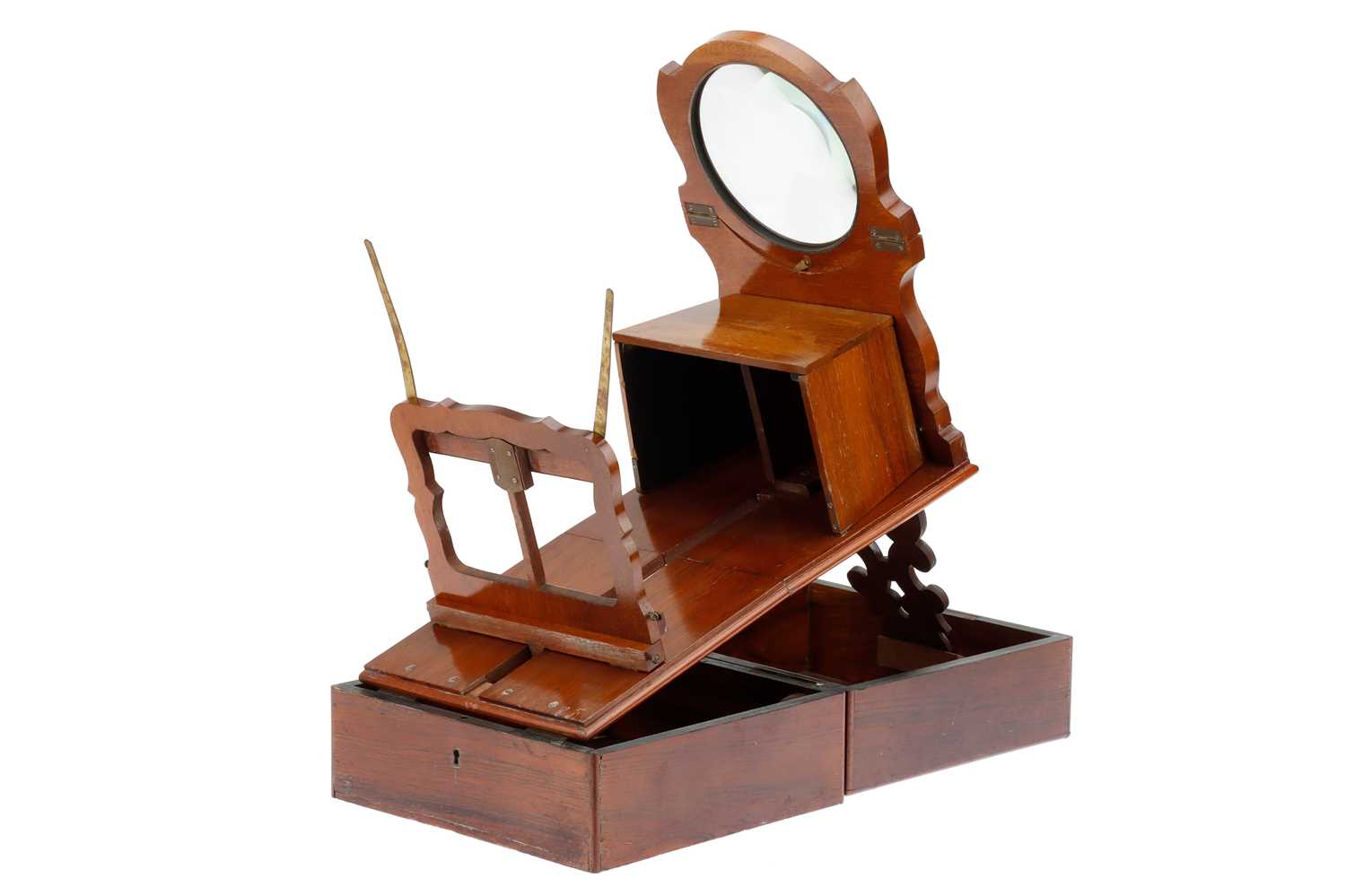 Lot 157 - An Unusual Folding Victorian Stereo