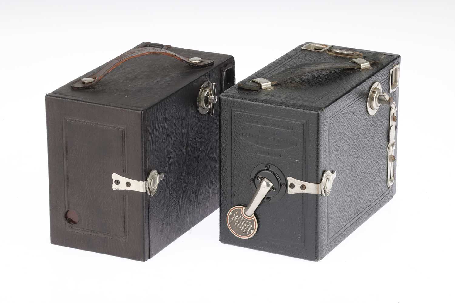 Lot 337 - Two Box Cameras by Ensign,
