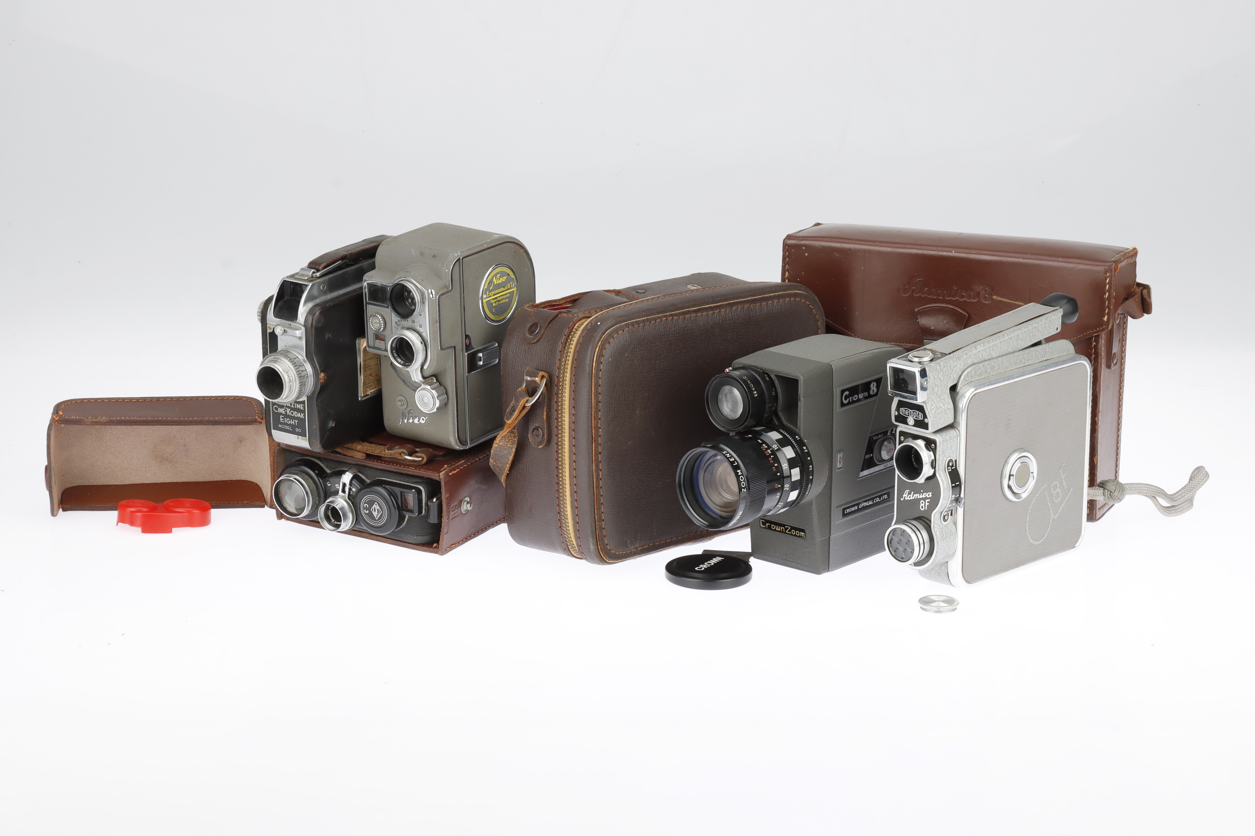 Lot 21 - Five 8mm Cine Cameras