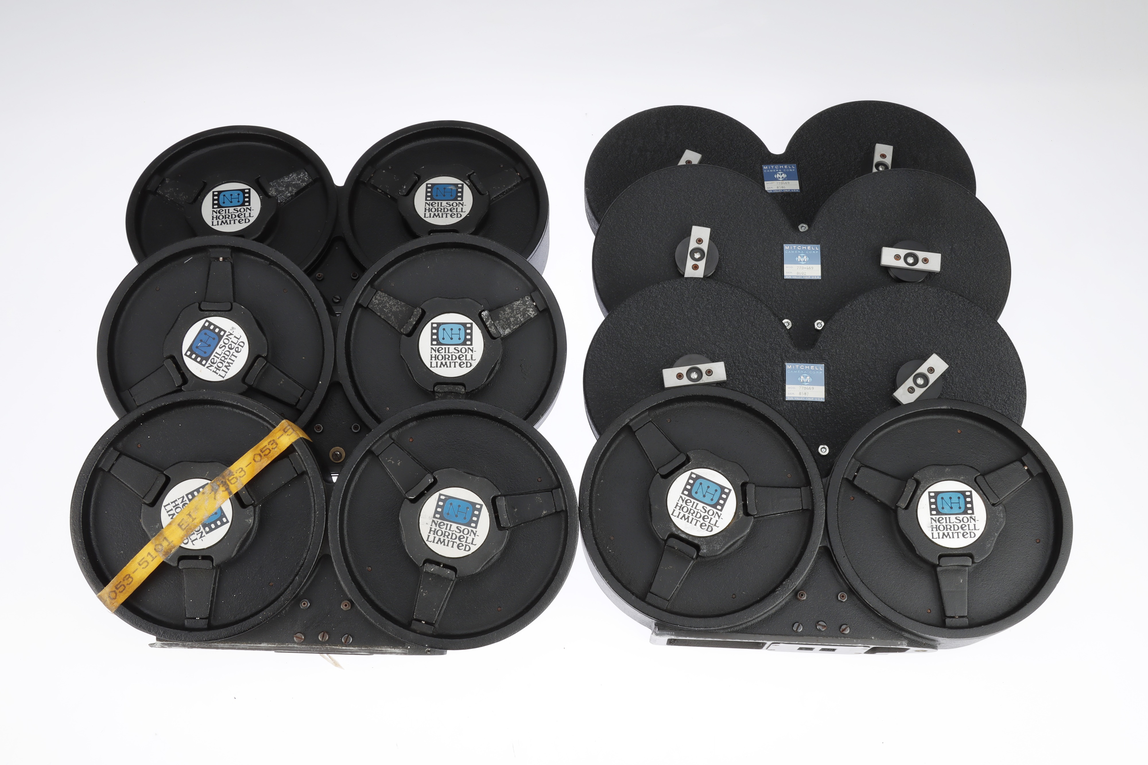 Lot 18 - Seven Motion Picture Camera Film Magazines