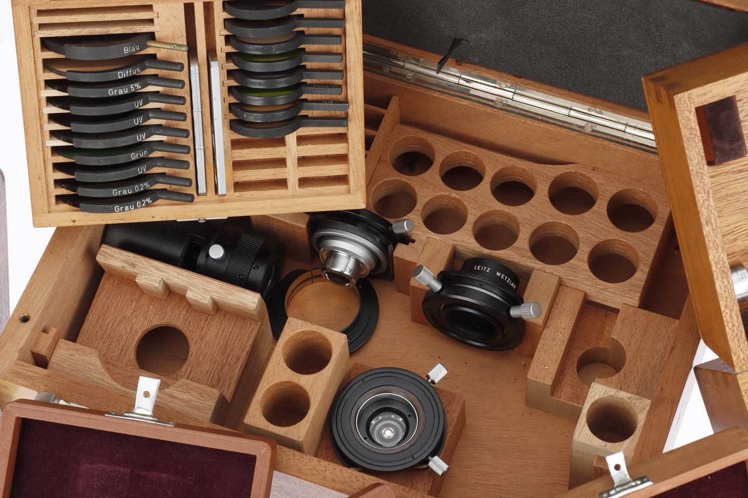 Lot 741 - Collection of Leitz Microscope Objectives,