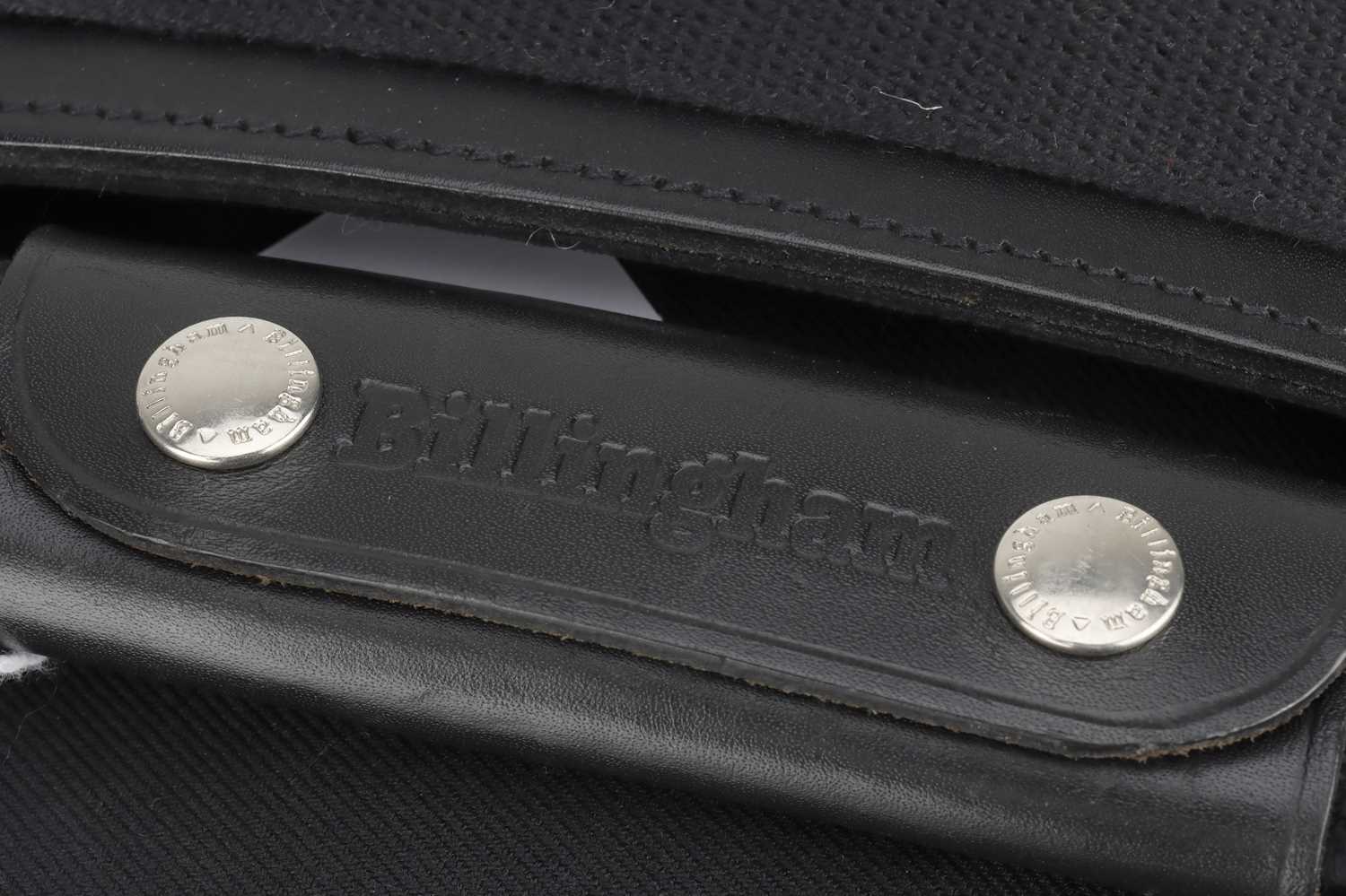Lot 526 - A Black Medium Billingham 106 Camera Bag,