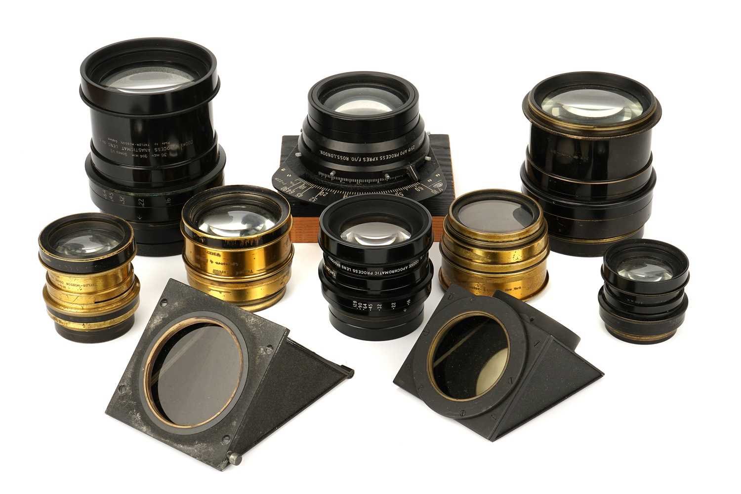Lot 411 - A Collection of Various Process Lenses,