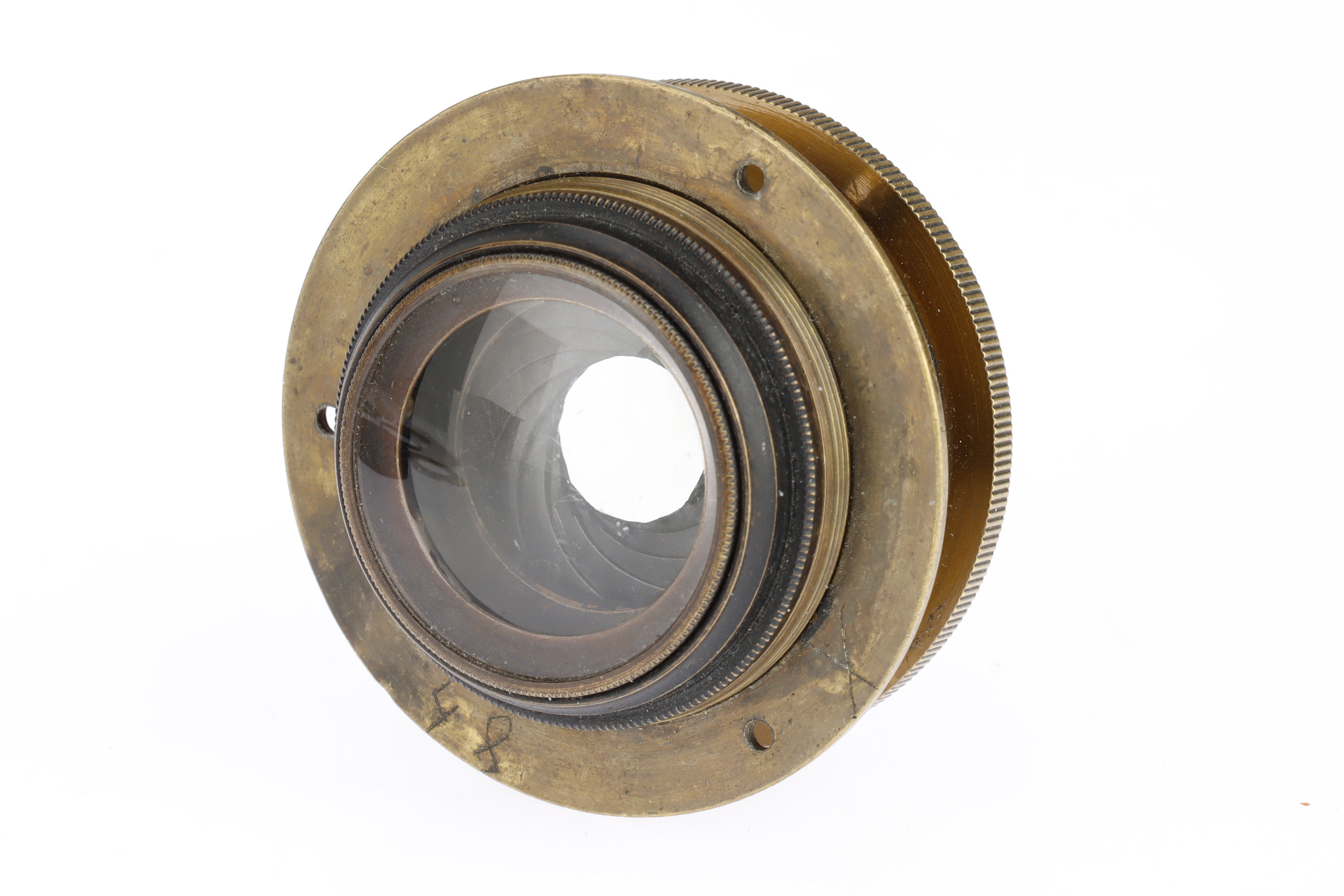 Lot 481 - A Small Brass Lens
