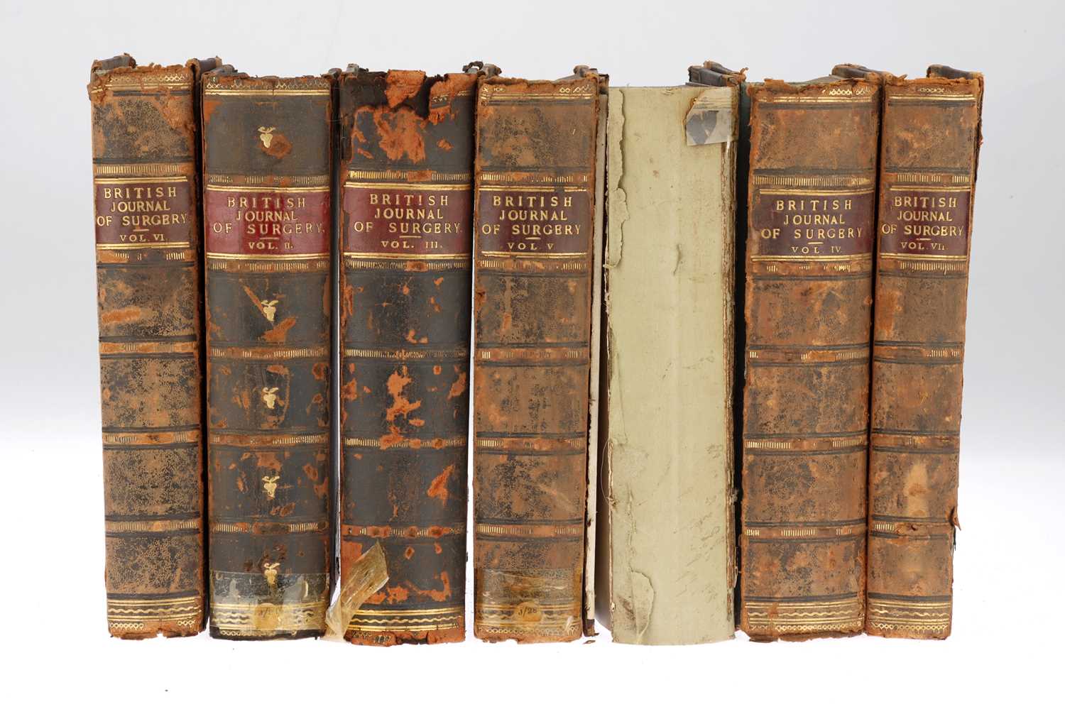 Lot 817 - Bound Copies of British Journal Of Surgery,