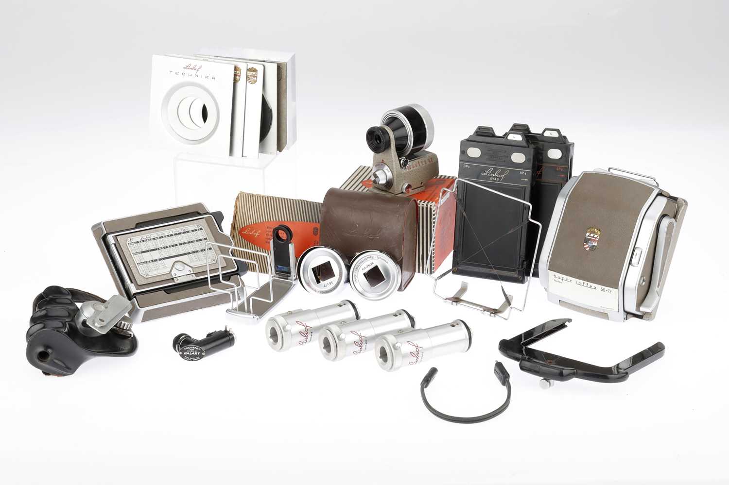 Lot 214 - A Selection of Linhof Camera Accessories,