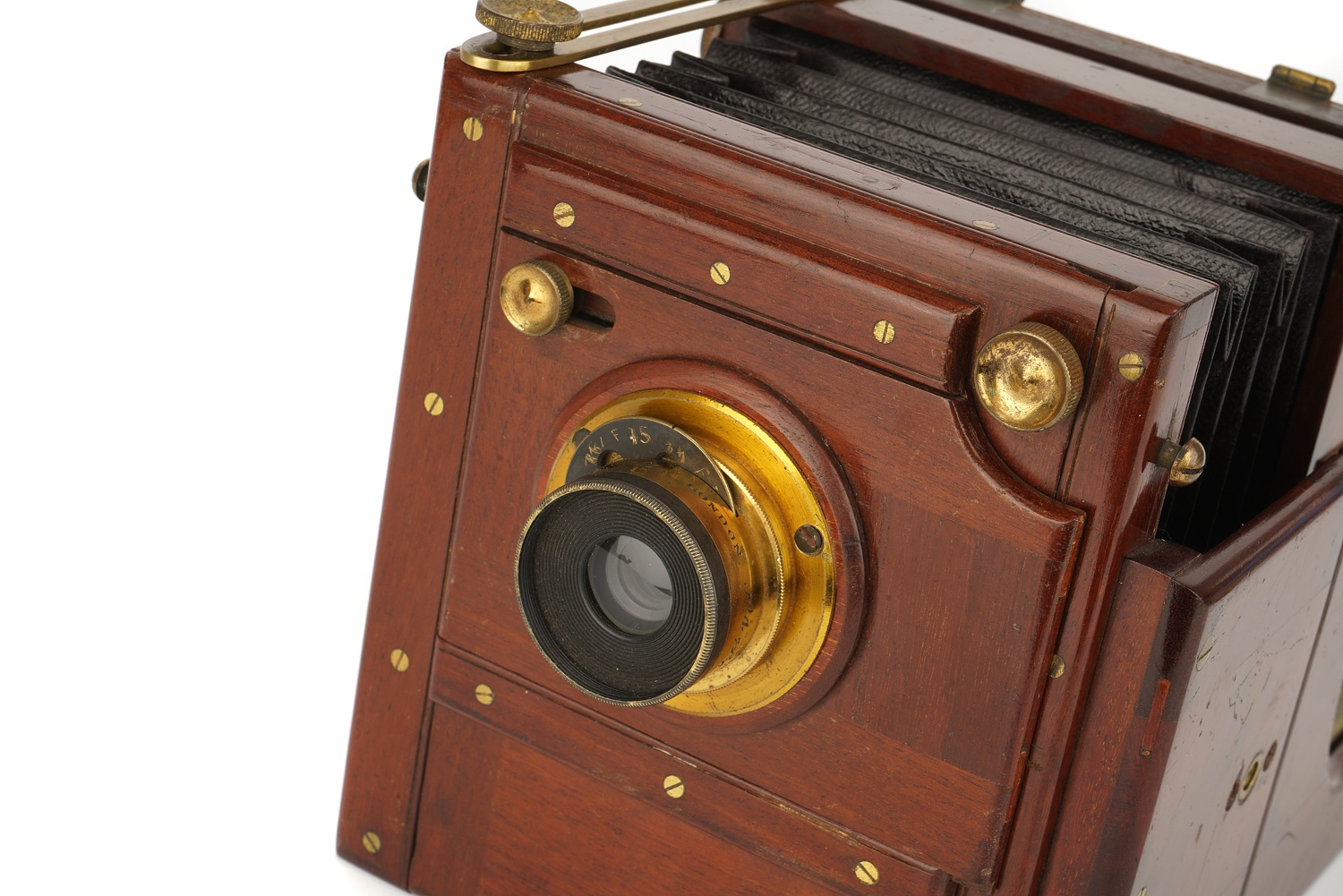 Lot 426 - A Meagher Quarter Plate Mahogany Tailboard