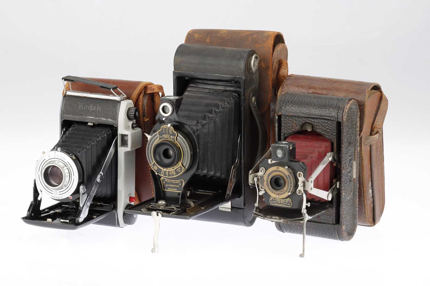 Lot 346 - Three Folding Cameras,
