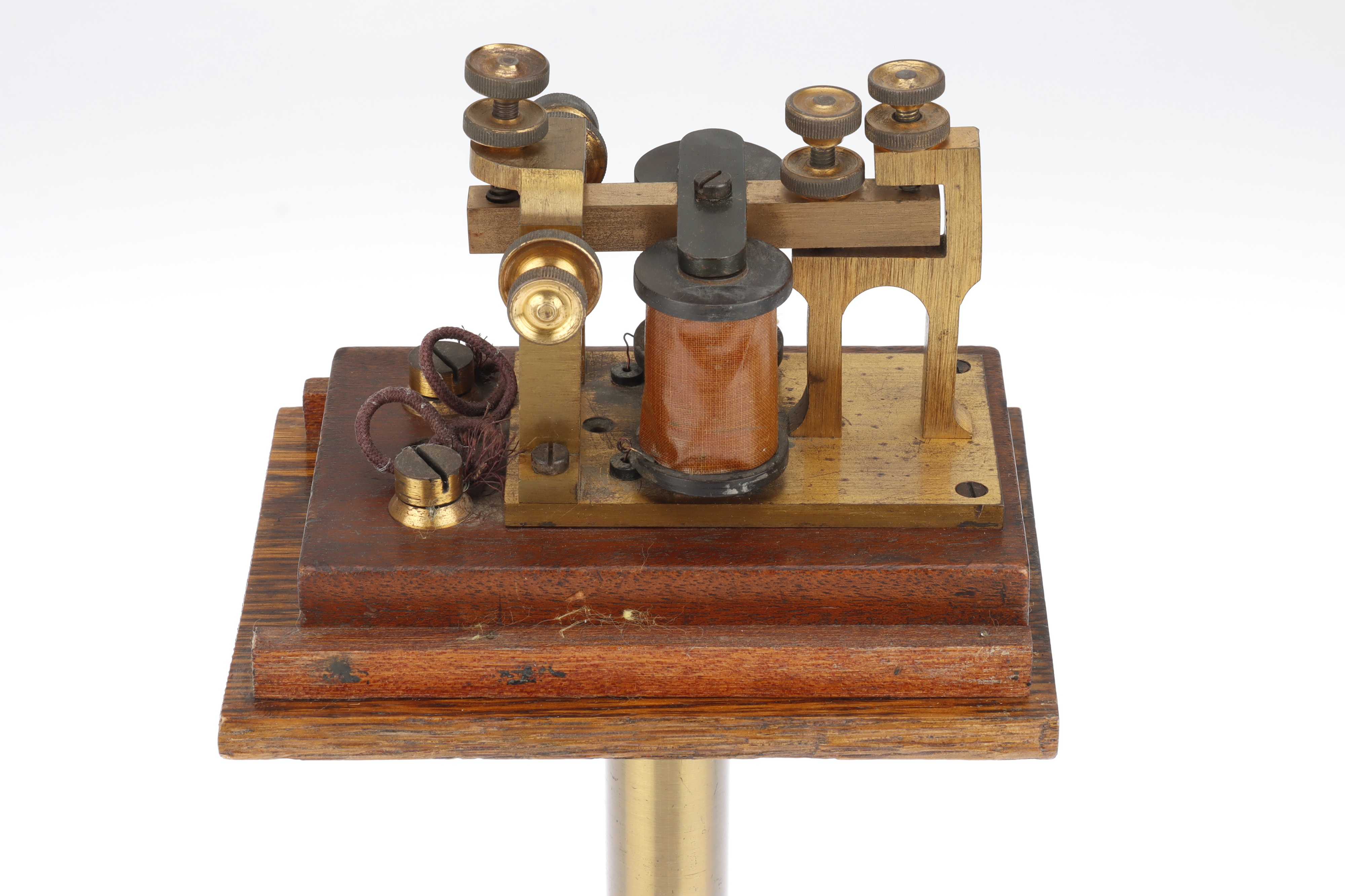 Lot 714 - Telegraph Sounder With Hood,