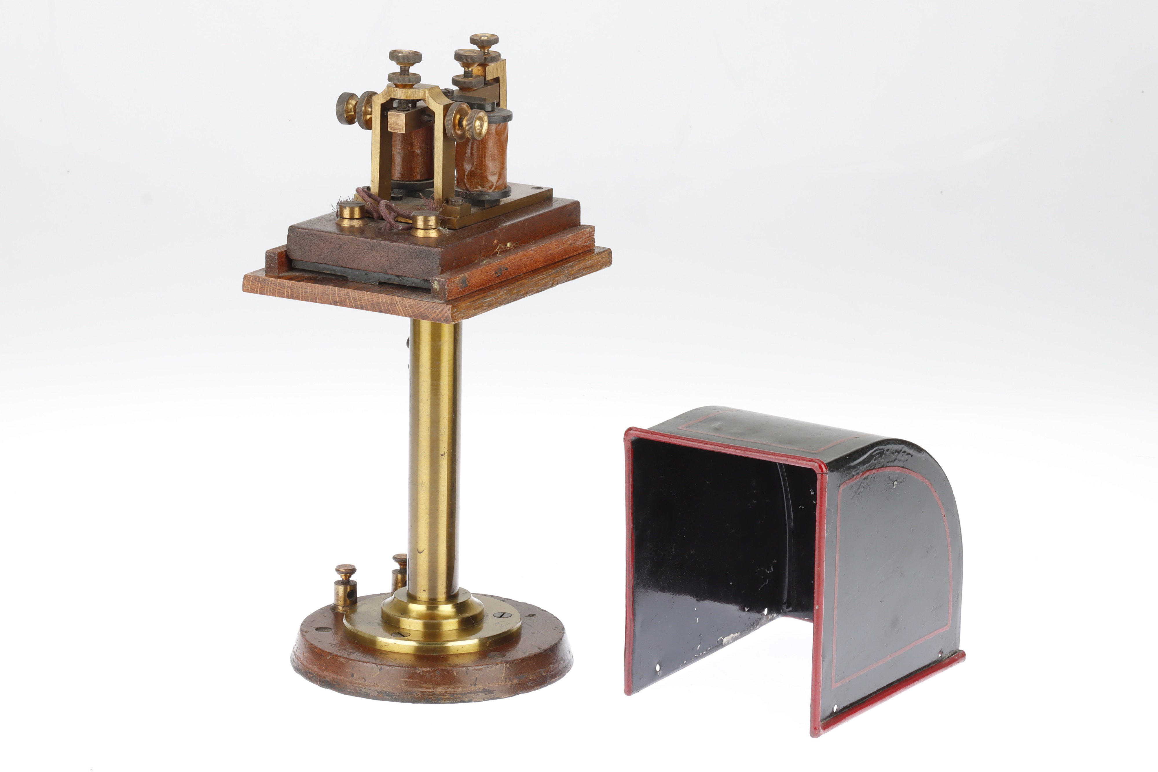 Lot 714 - Telegraph Sounder With Hood,