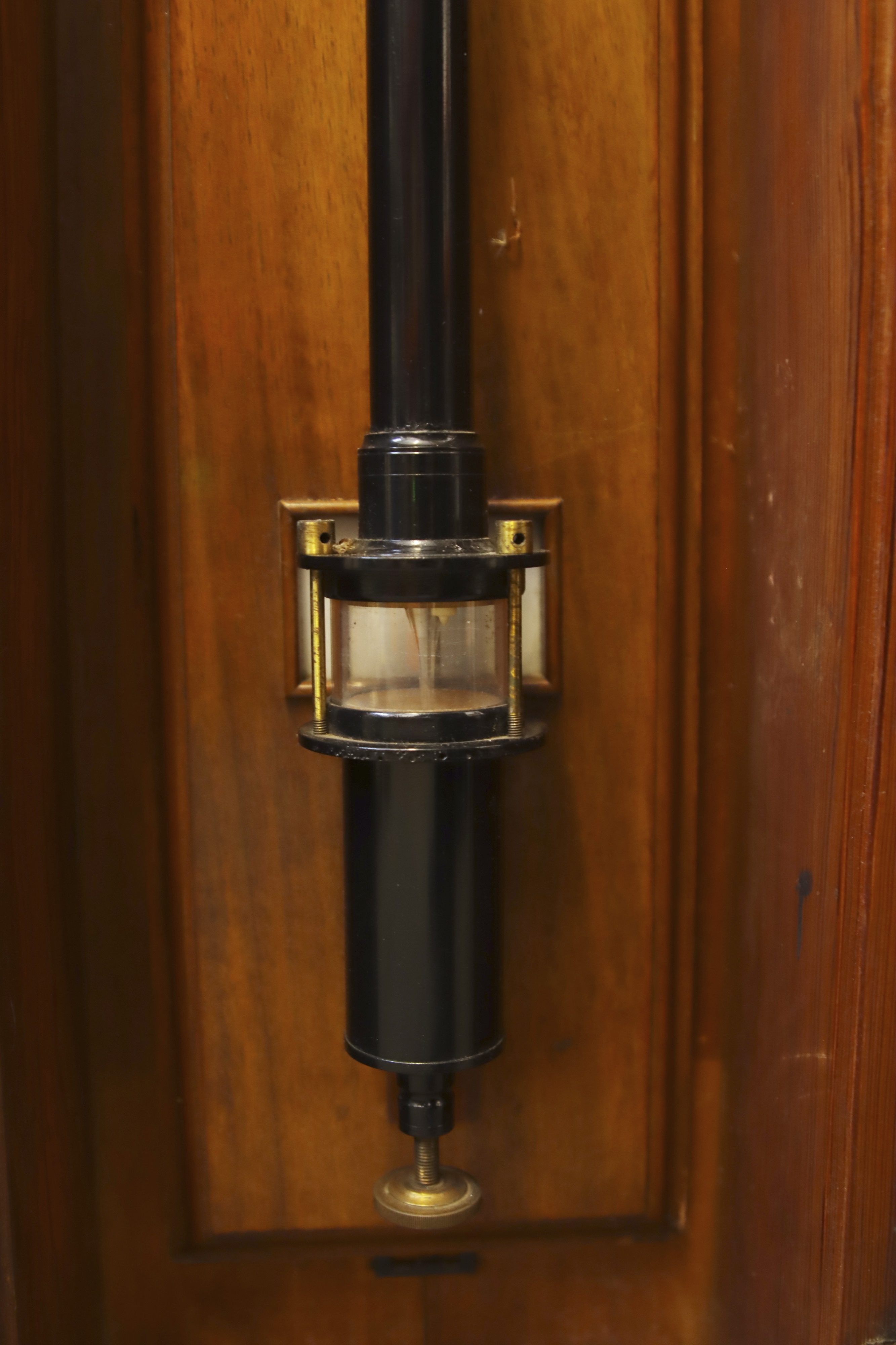 Lot 773 - Large Cased Laboratory Barometer,