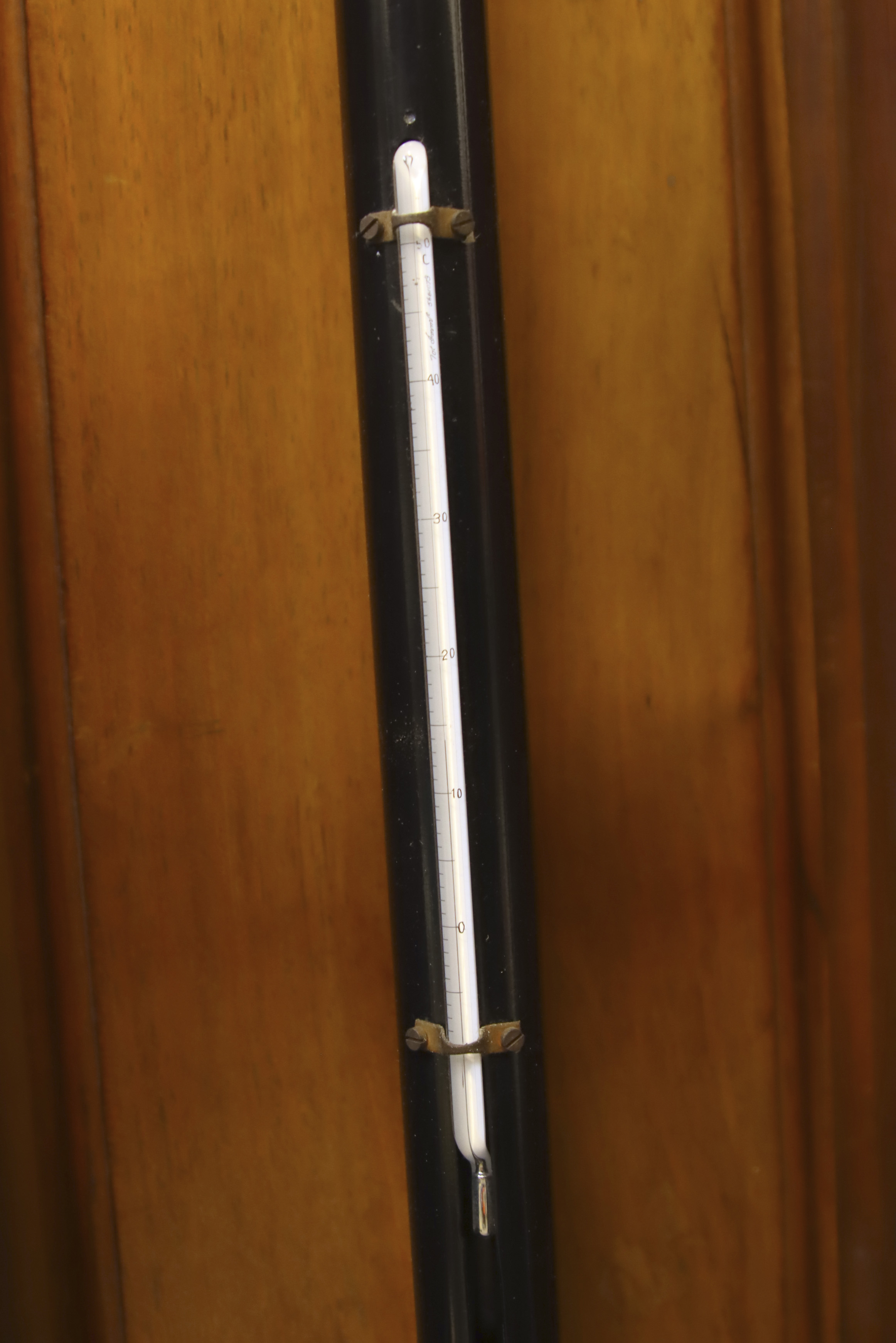 Lot 773 - Large Cased Laboratory Barometer,