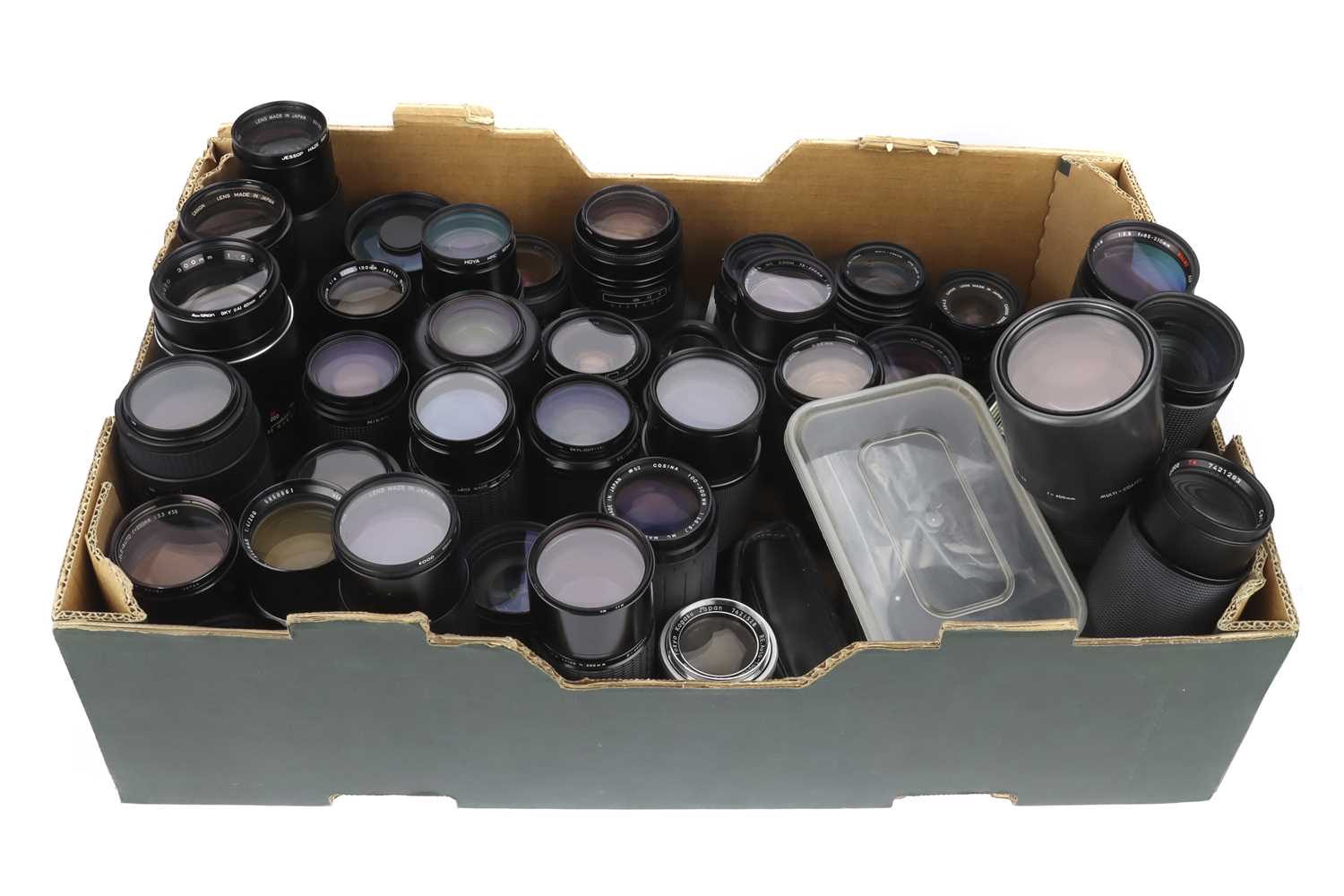 Lot 71 - A Large Selection of SLR Camera Lenses,