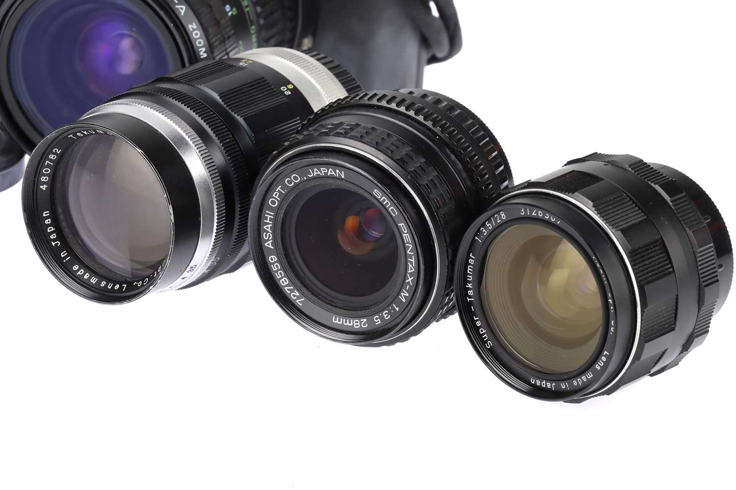 Lot 118 - A Range of Pentax Camera Lenses,