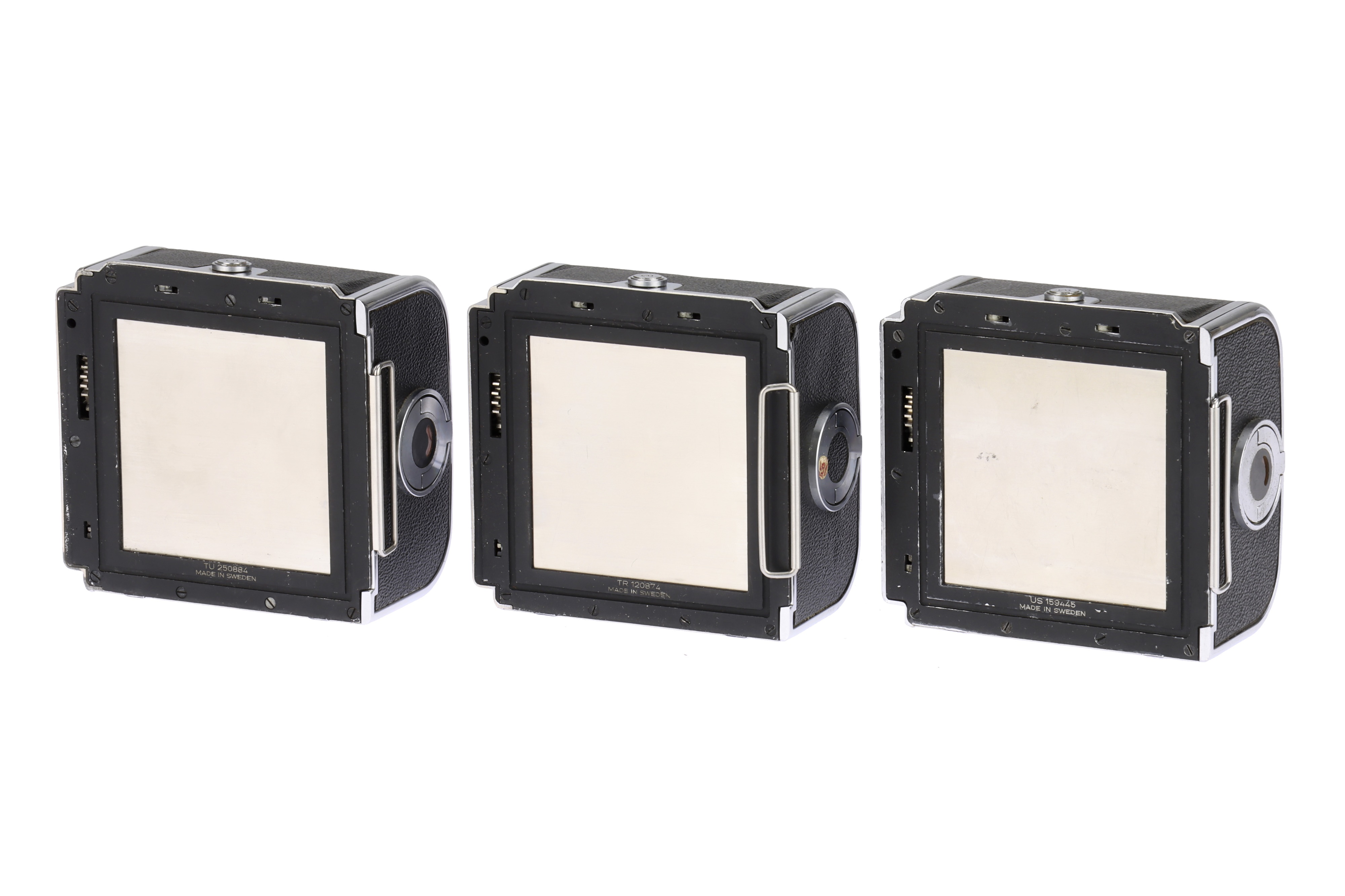 Lot 131 - Three Hasselblad Film Back Magazines,