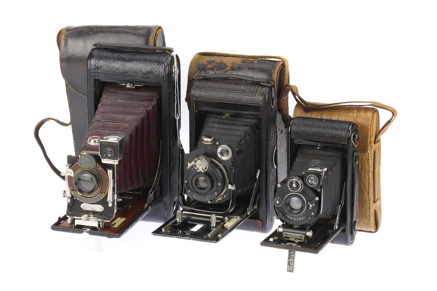 Lot 199 - Three Folding Cameras,