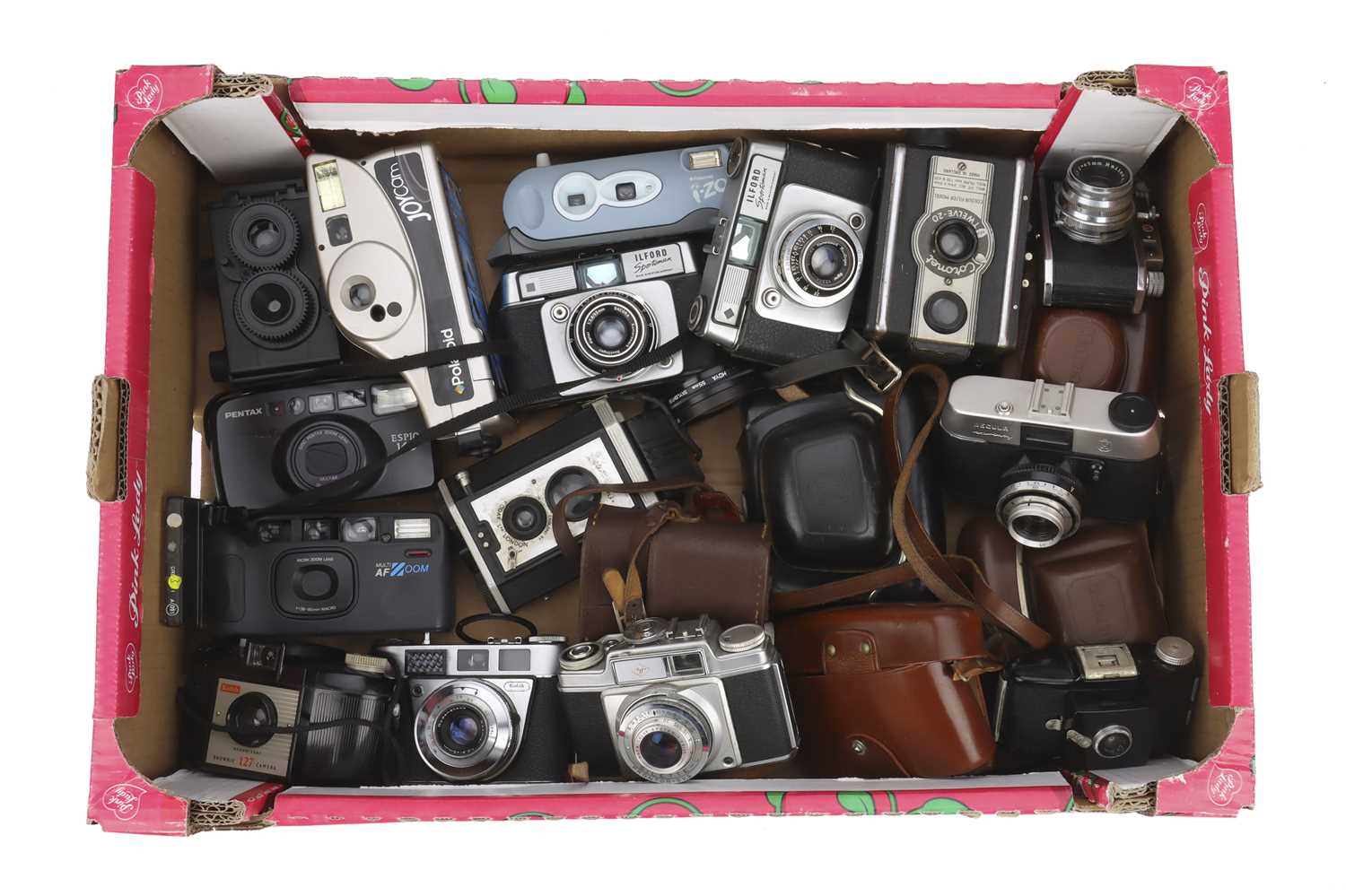 Lot 487 - A Collection of Film Cameras,