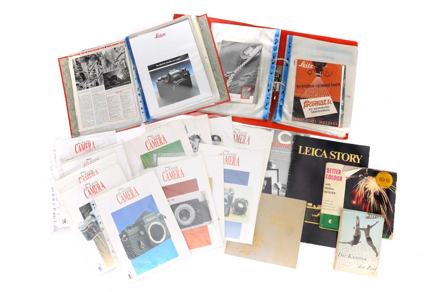 Lot 576 - A Collection of Leica Literature and Classic