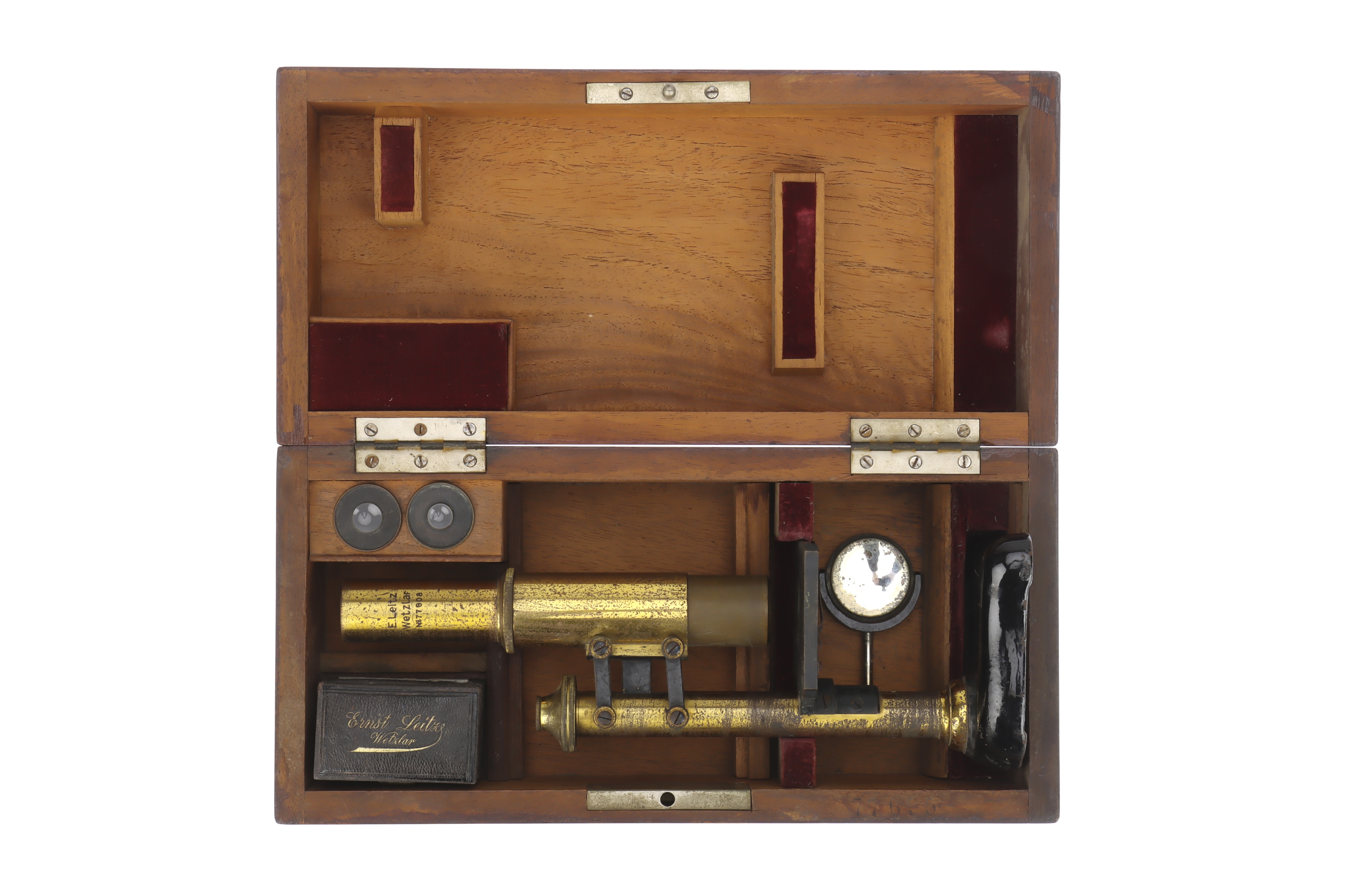 Lot 509 - An Early Leitz Microscope,
