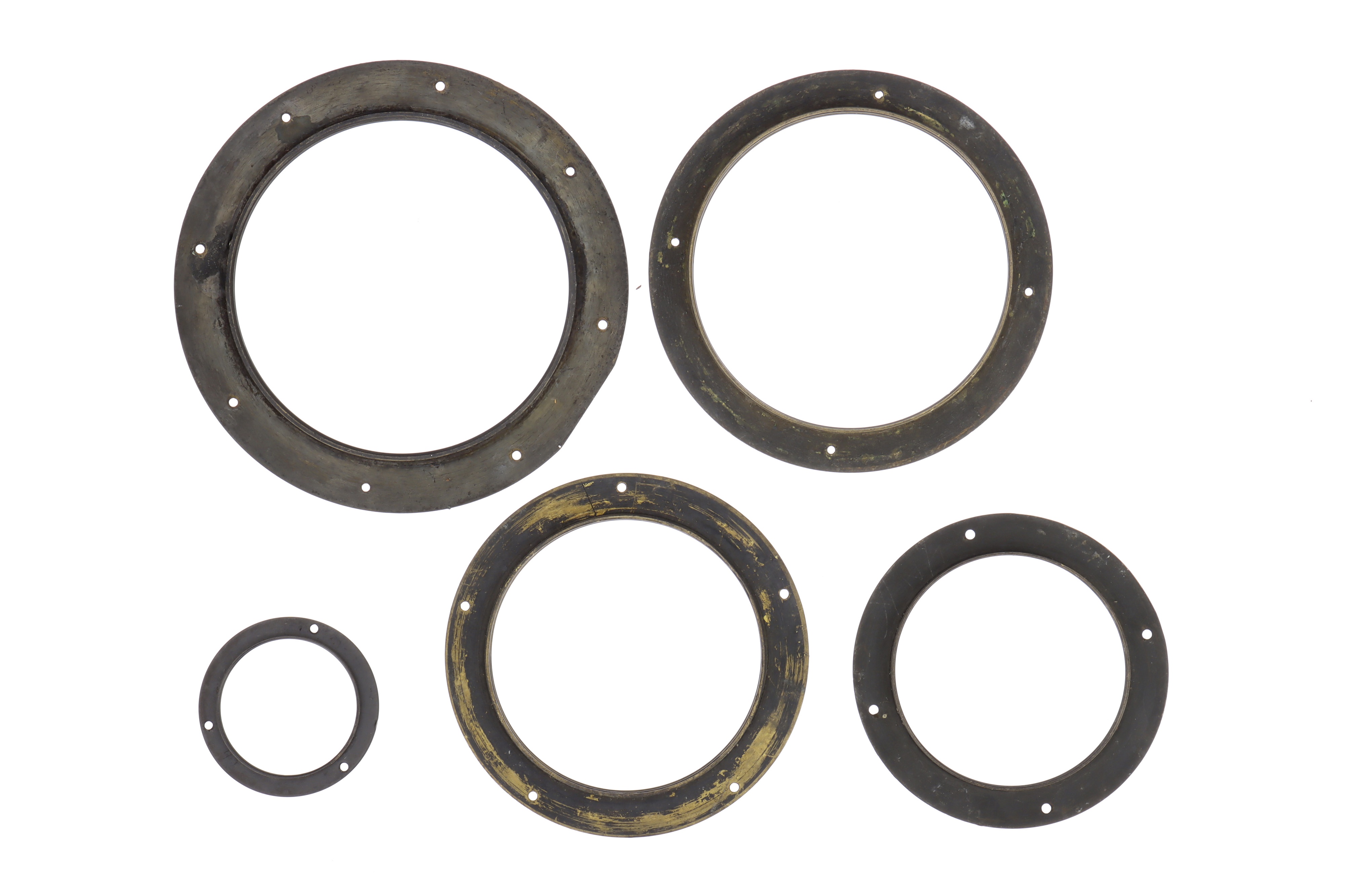 Lot 339 - A Small Selection of Large Brass Lens