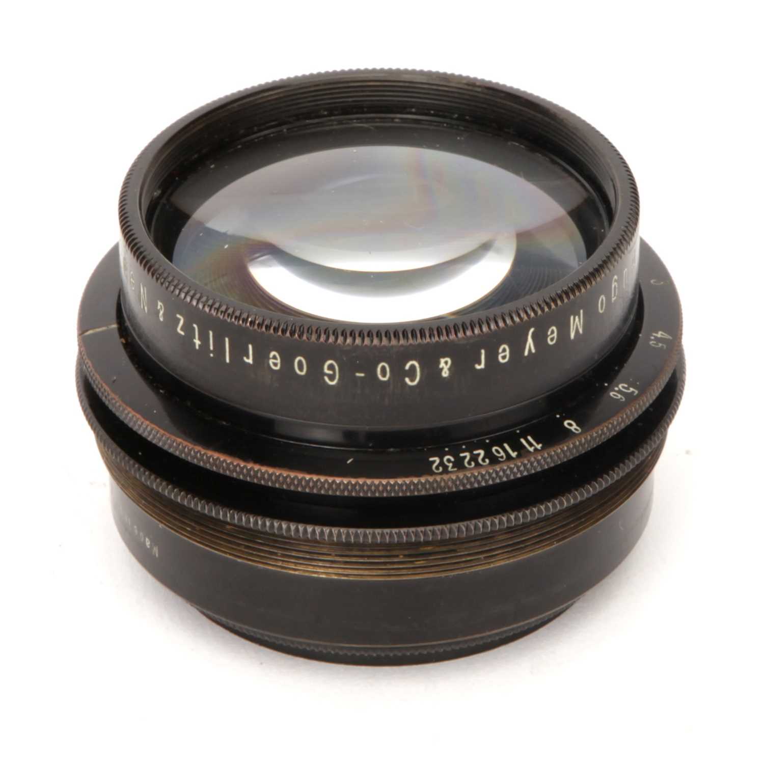 Lot 159 - A Hugo Meyer Trioplan f/3 6" Lens,