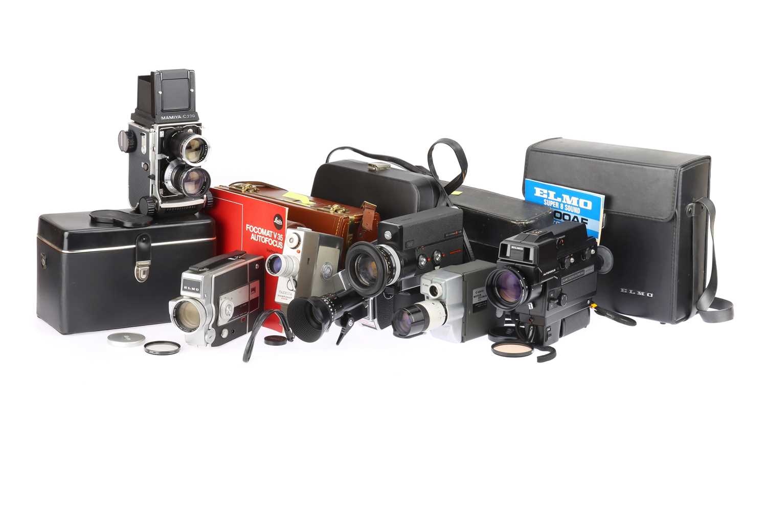 Lot 435 - A Selection of Various Cine Cameras,