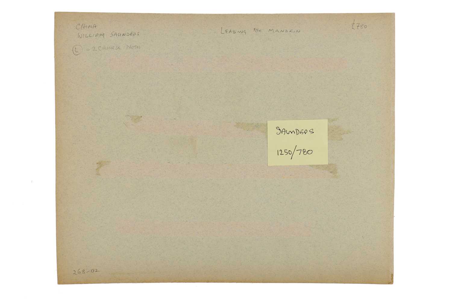 Lot 35 - China. William Saunders