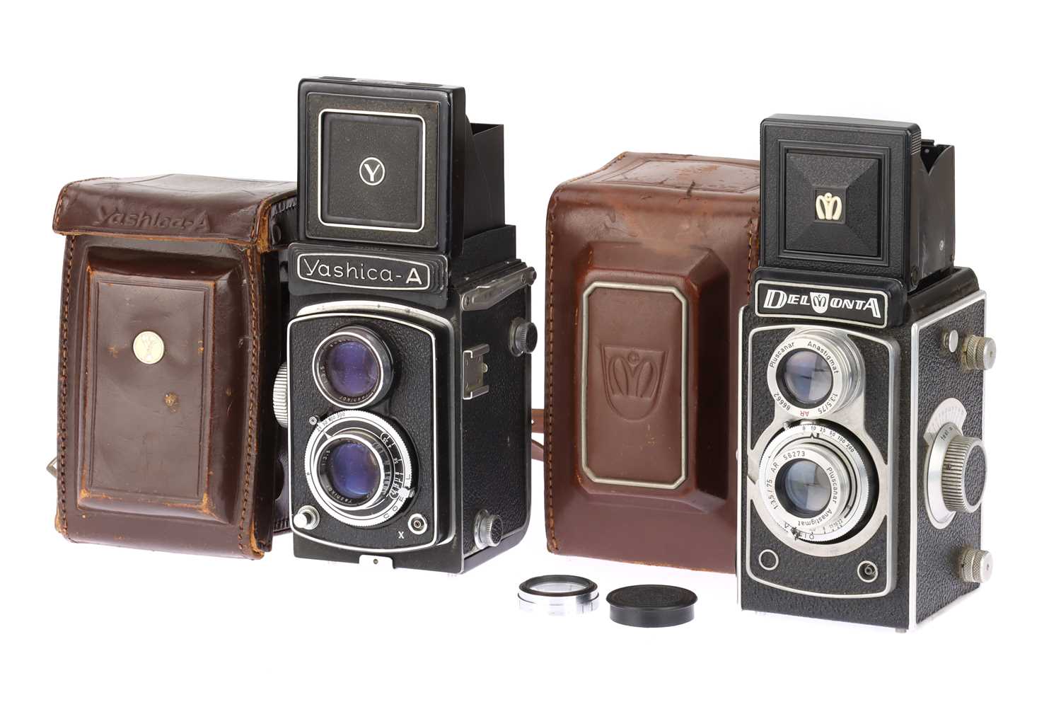 Lot 156 - Two Medium Format TLR Cameras,