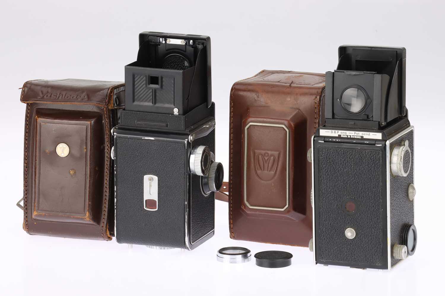 Lot 156 - Two Medium Format TLR Cameras,