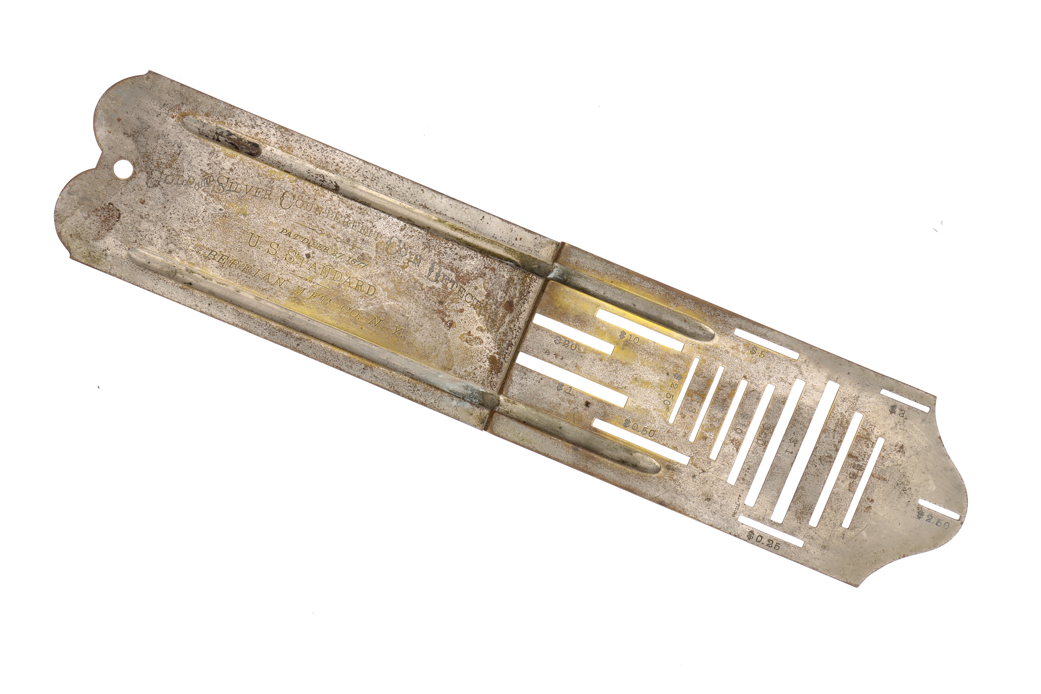 Lot 540 - A Gold & Silver Coin Counterfeit Coin