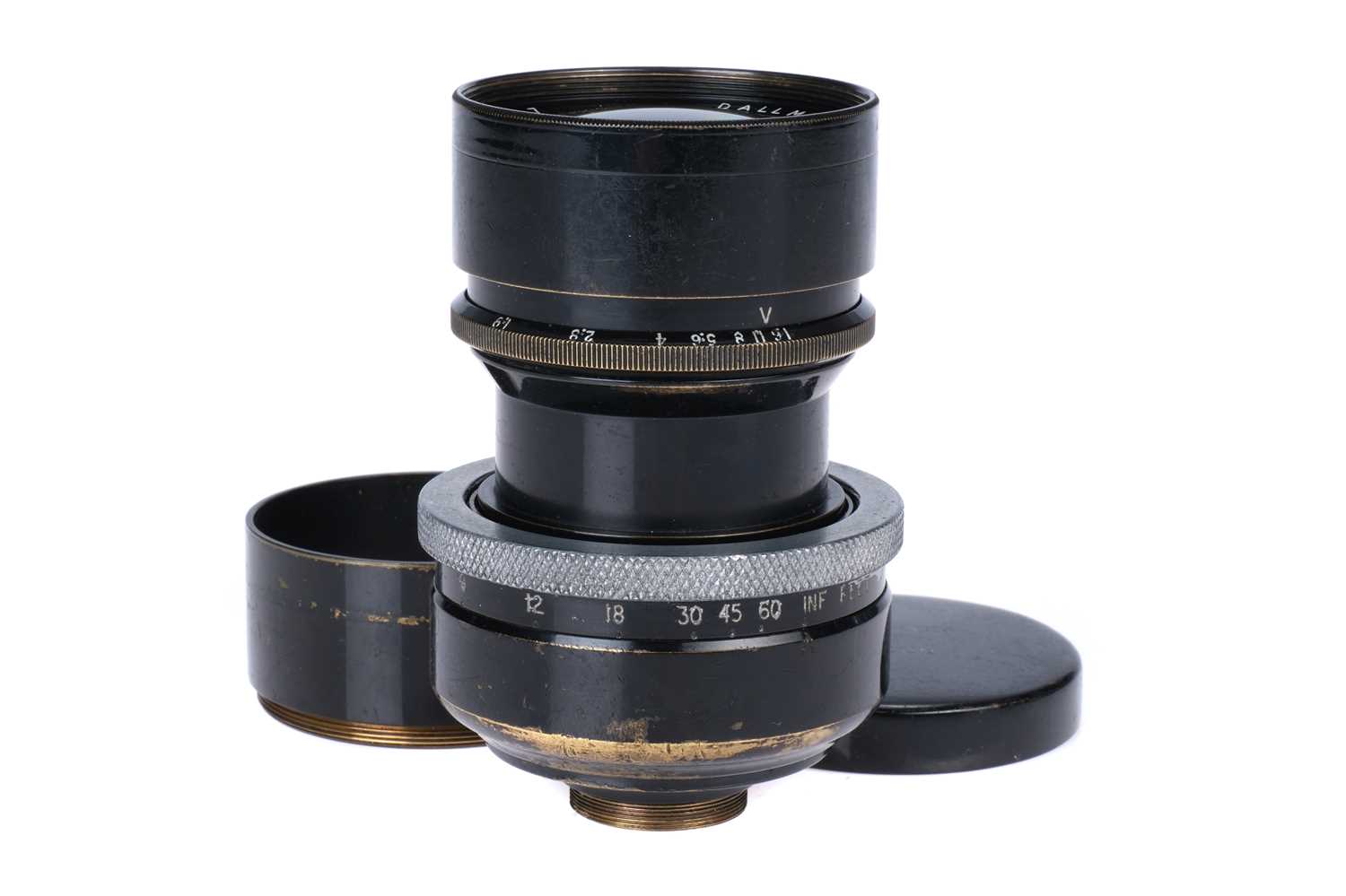 Lot 255 - A J.H. Dallmeyer f/1.9 3" Lens,