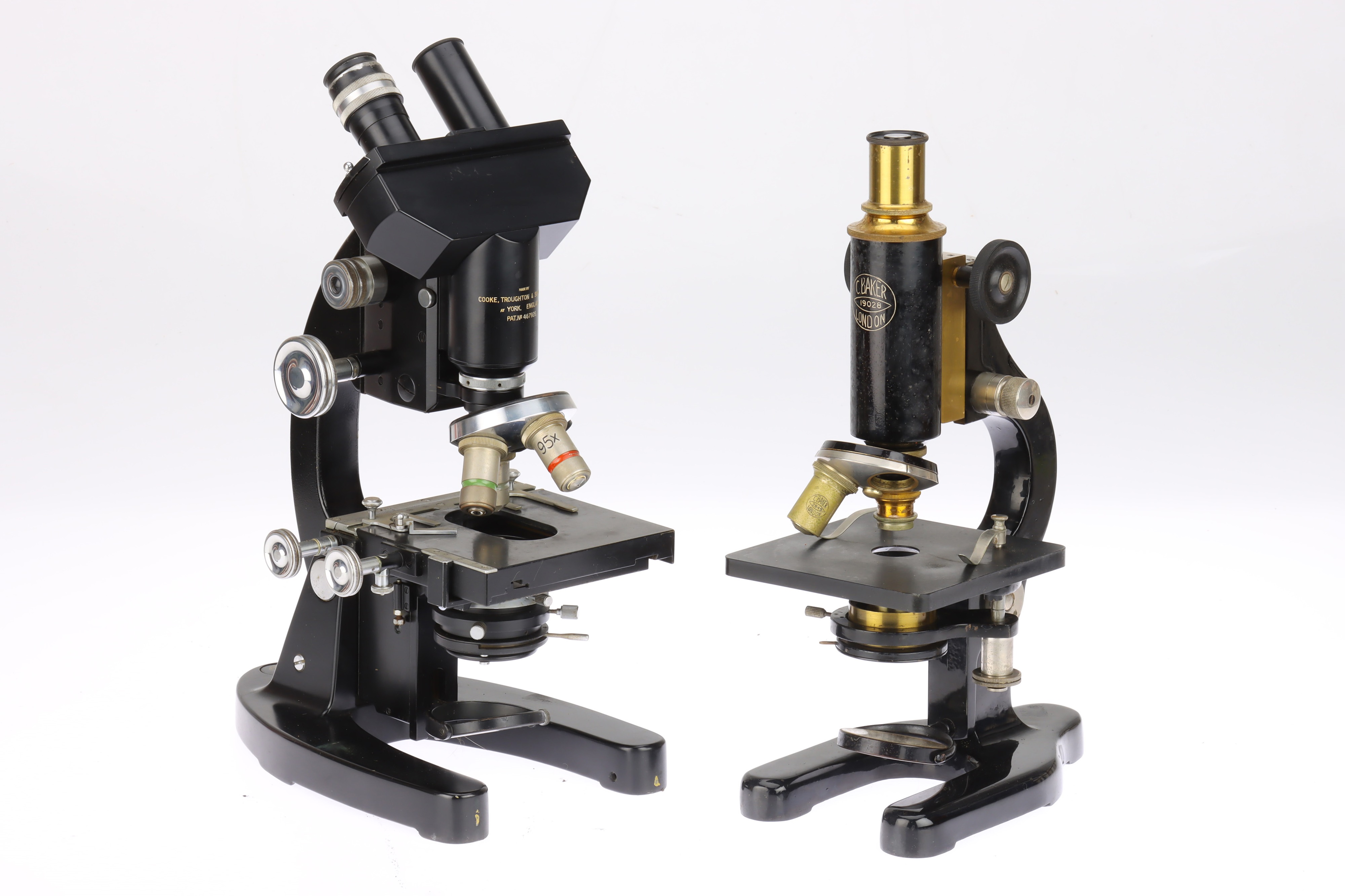 Lot 500 - Large Binocular Microscope & Other,
