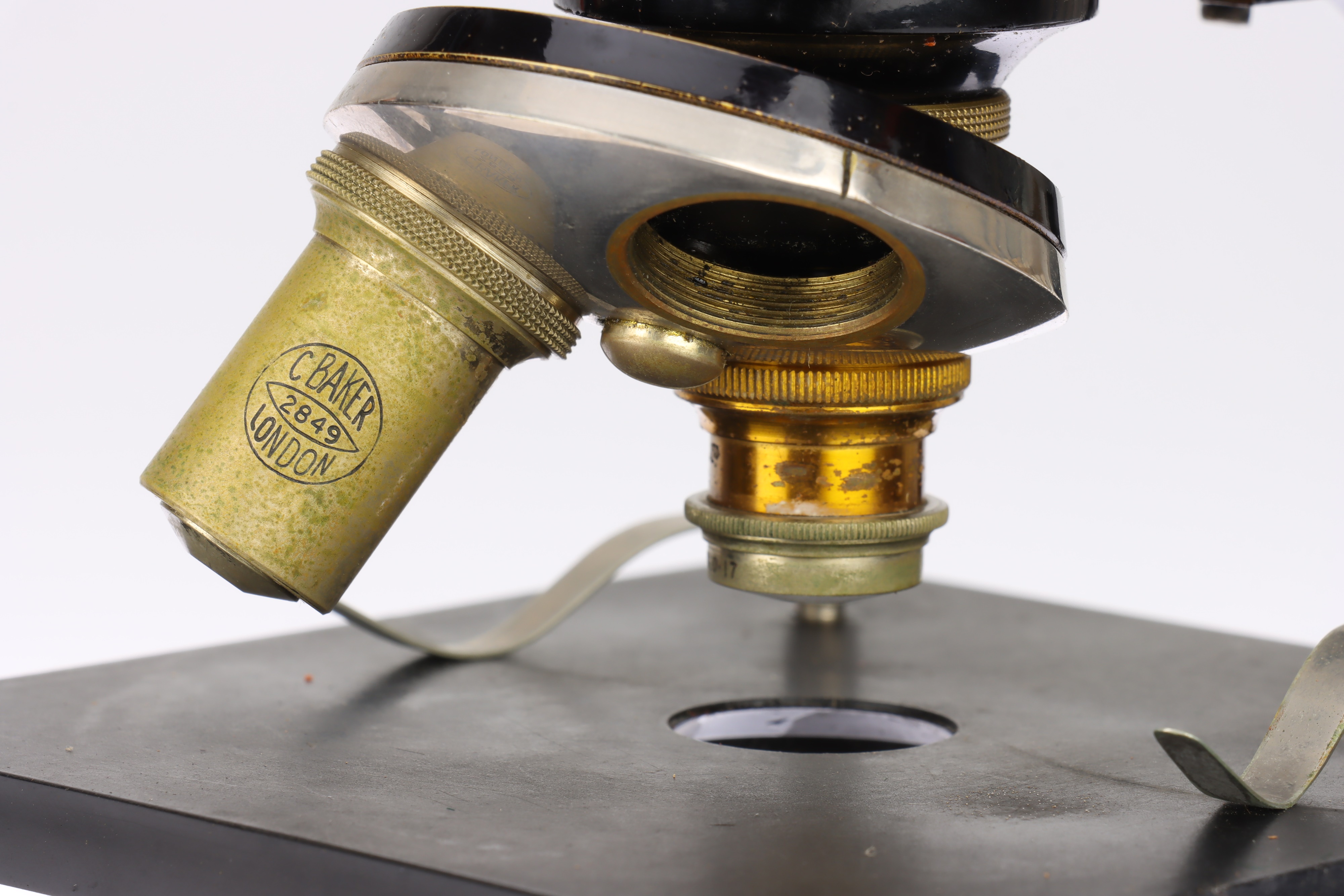 Lot 500 - Large Binocular Microscope & Other,