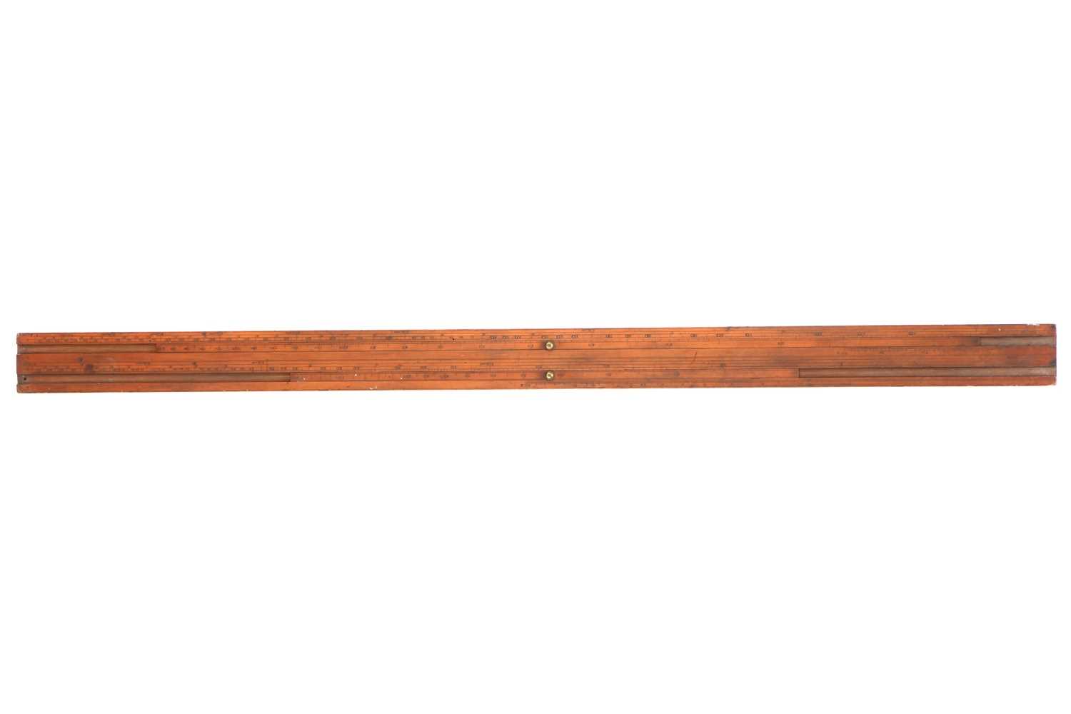 Lot 87 - A Complex Double Slide Rule for Acreage,