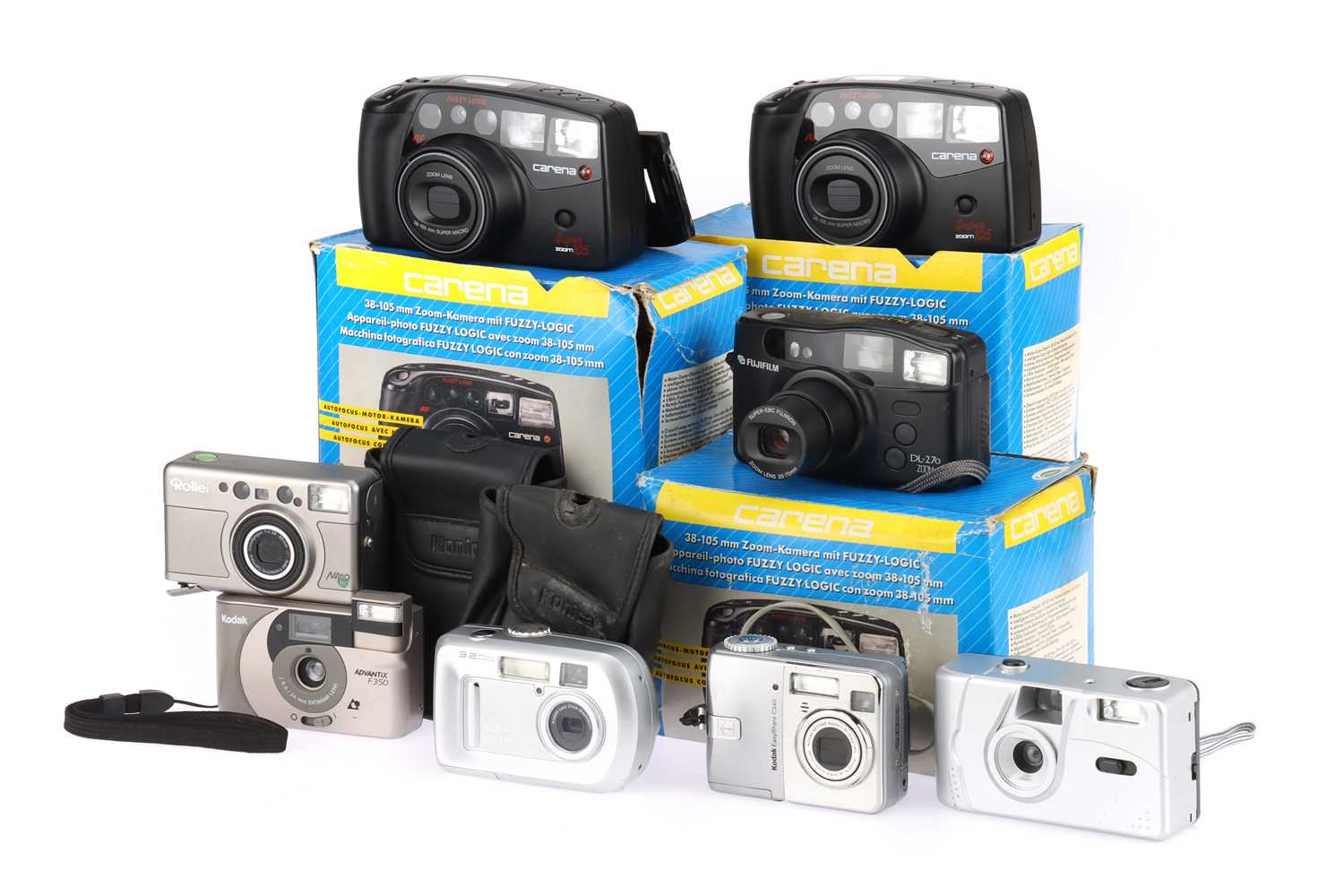 Lot 224 - A Mixed Selection of 35mm Compact Cameras,