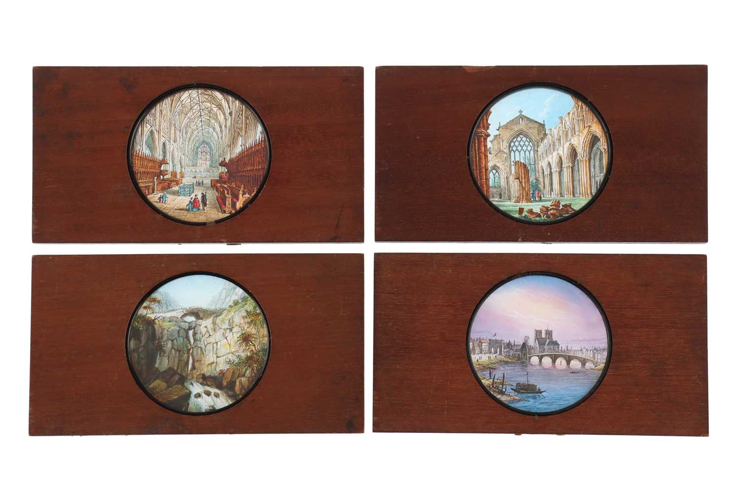 Lot 242 - Finely Painted Magic Lantern Slides,