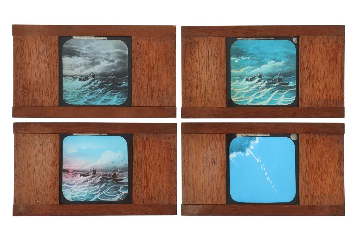 Lot 245 - Dissolving Magic Lantern Slides of a Steamer,