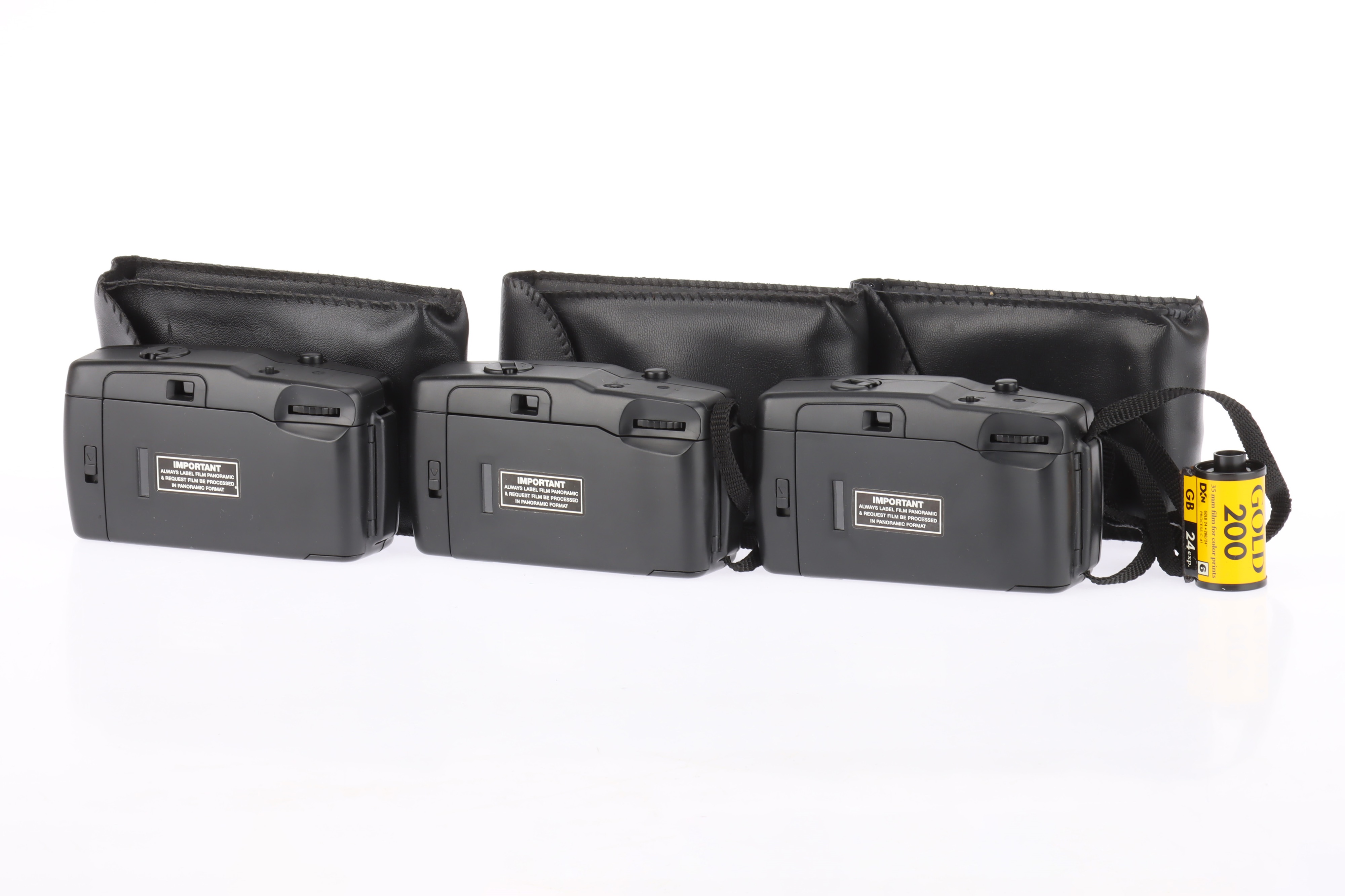 Lot 51 - Three Panorama Wide Pic 35mm Compact Cameras,