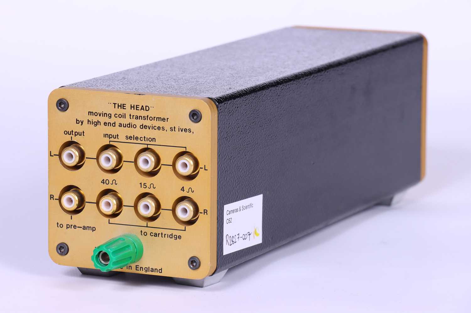 Lot 504 - 'The Head' TX4 Moving Coil Transformer by