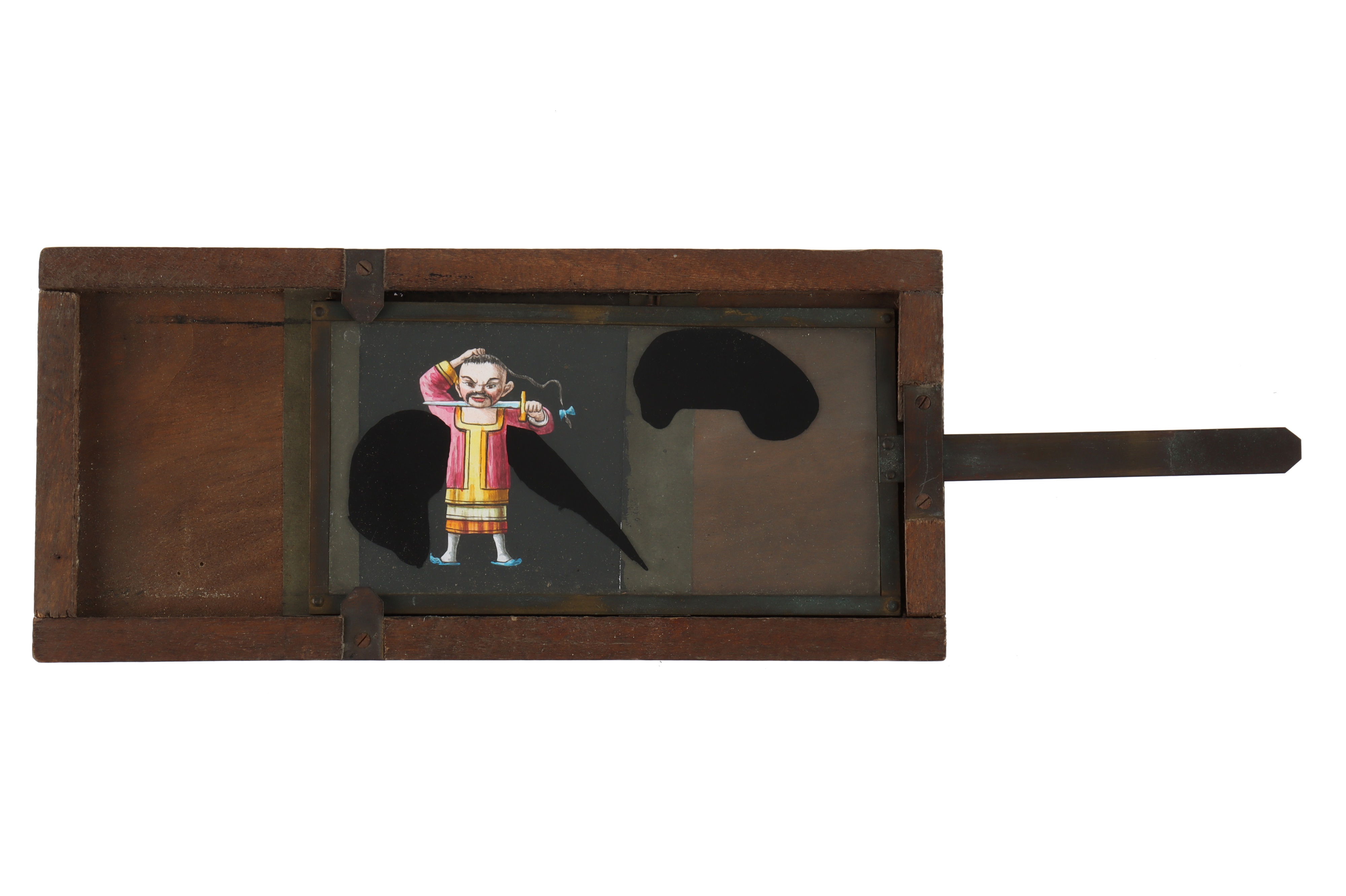 Lot 303 - Lantern Slide of A Chinaman With Sword,