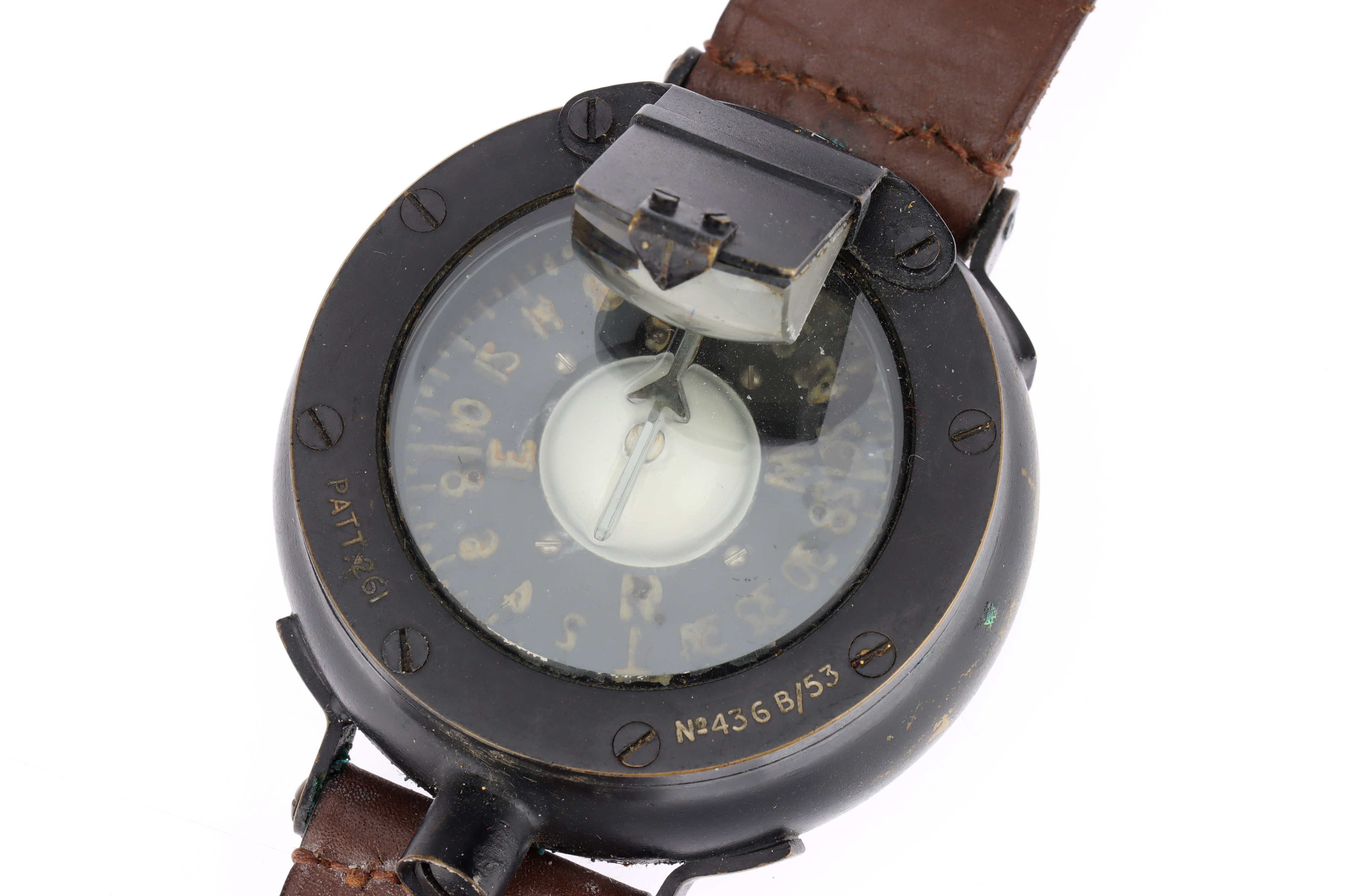 Lot 161 - A British Royal Flying Corps Pilots Compass,