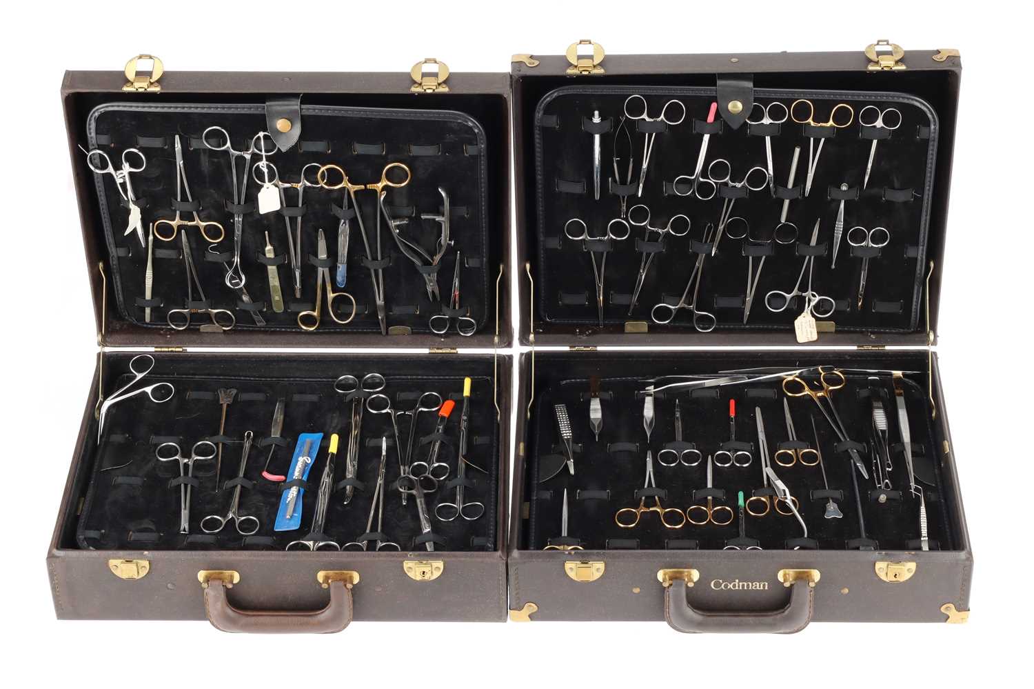 Lot 393 - 2 Suitcases of Modern Surgical Instruments,